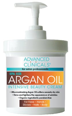 Advanced Clinicals Argan Oil Beauty Cream - Shop Body lotion at H-E-B