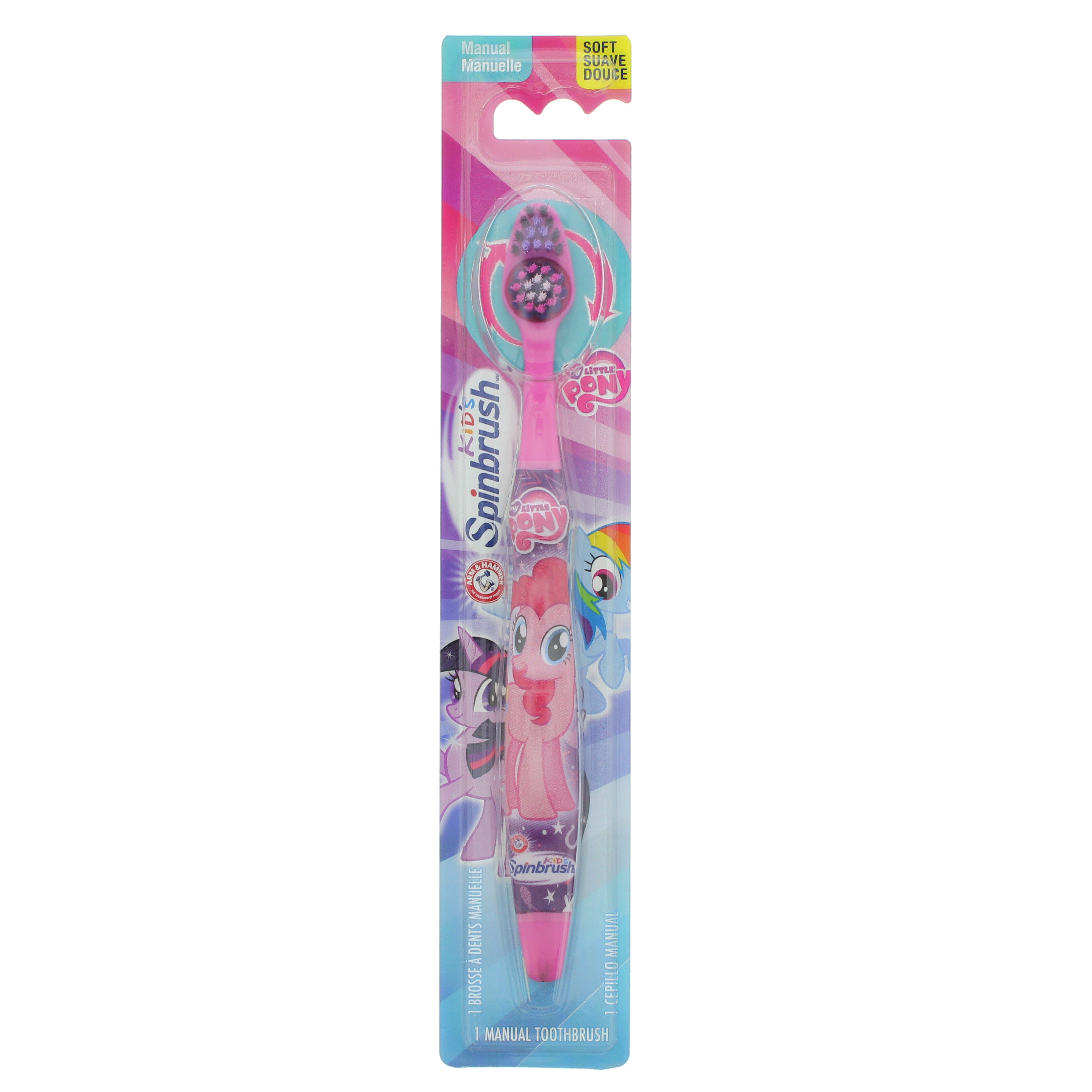 Arm & Hammer Spinbrush My Little Pony Manual Toothbrush - Shop ...