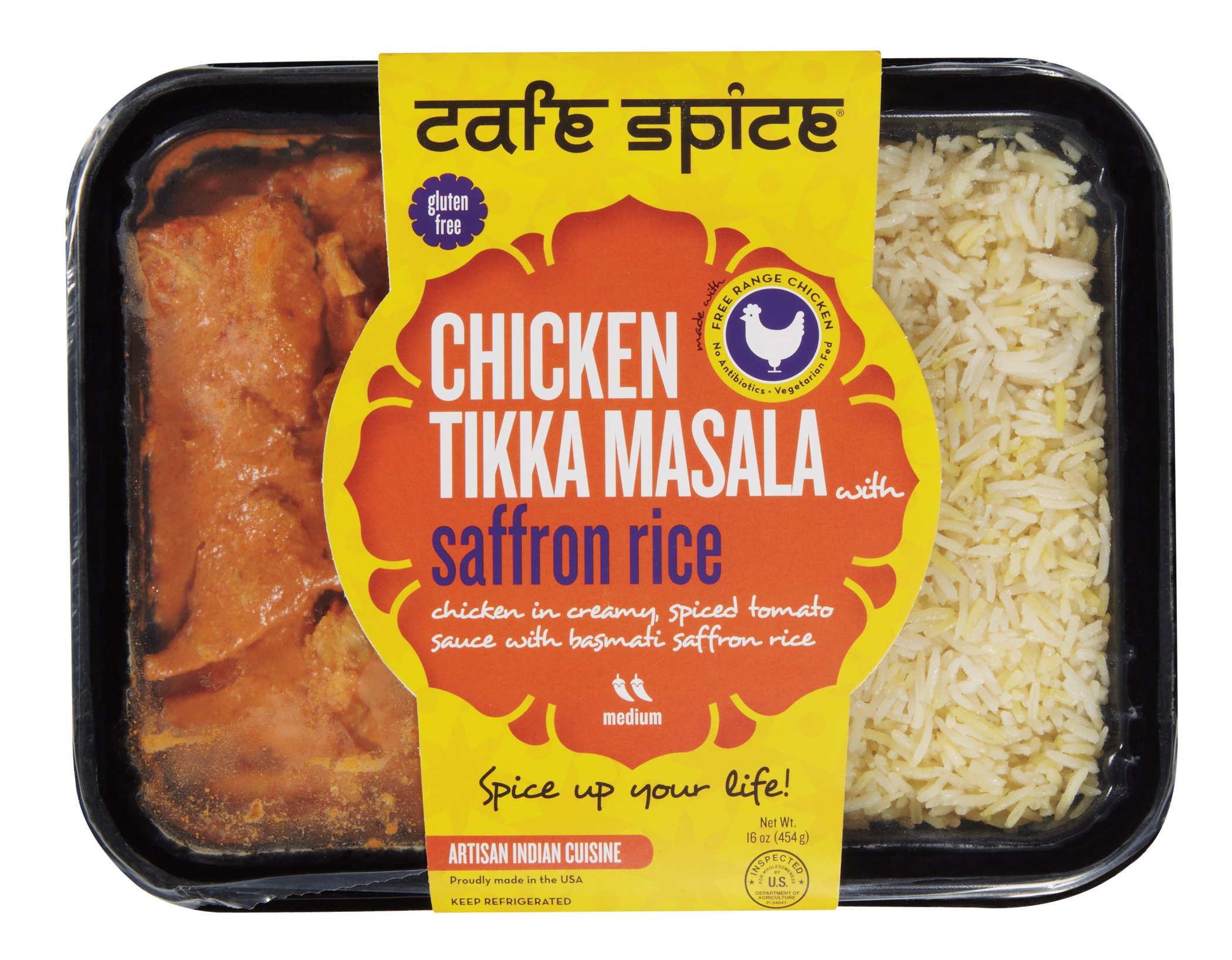 Cafe Spice Chicken Tikka Masala with Saffron Rice - Shop Entrees ...