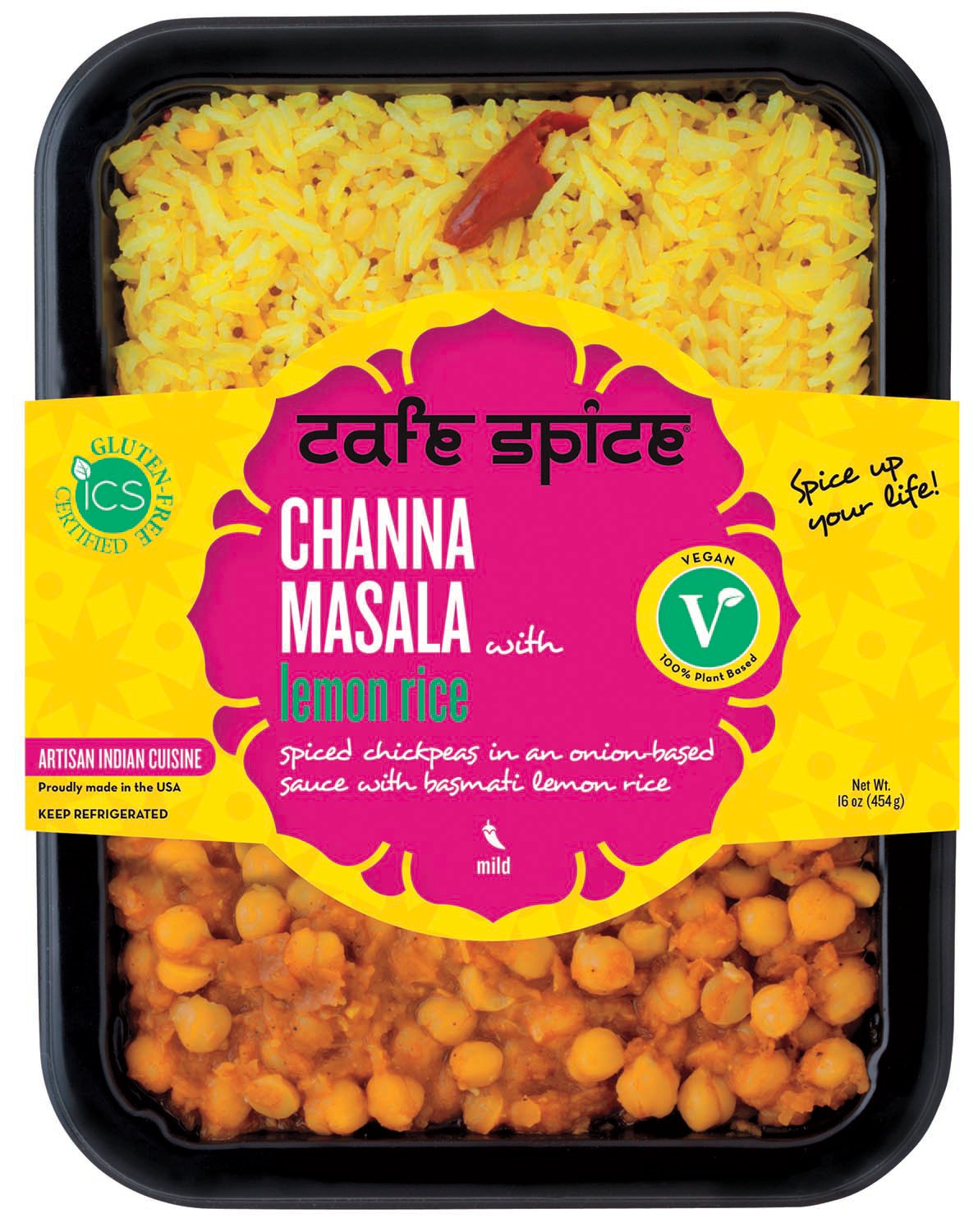 Cafe Spice Channa Masala with Lemon Rice - Shop Entrees & sides at H-E-B