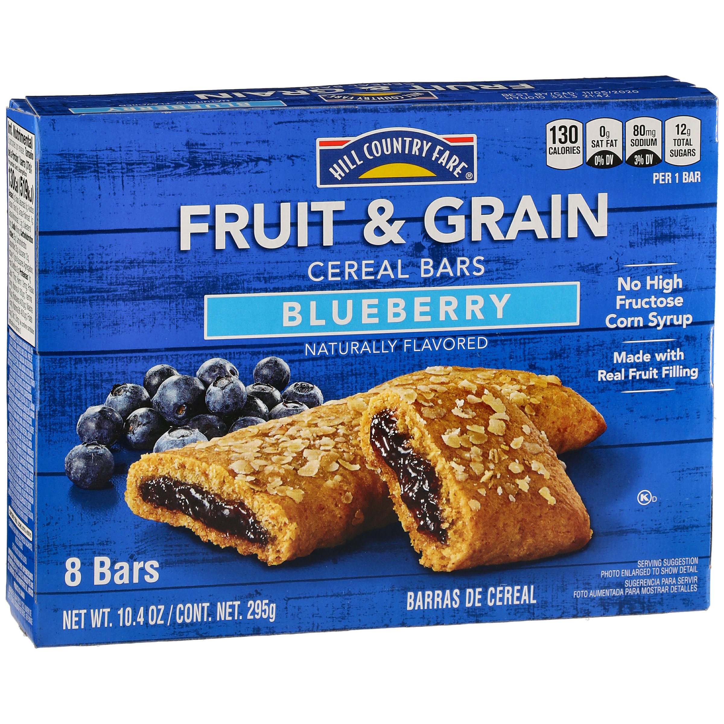 Hill Country Fare Blueberry Fruit Grain Cereal Bars Shop Granola