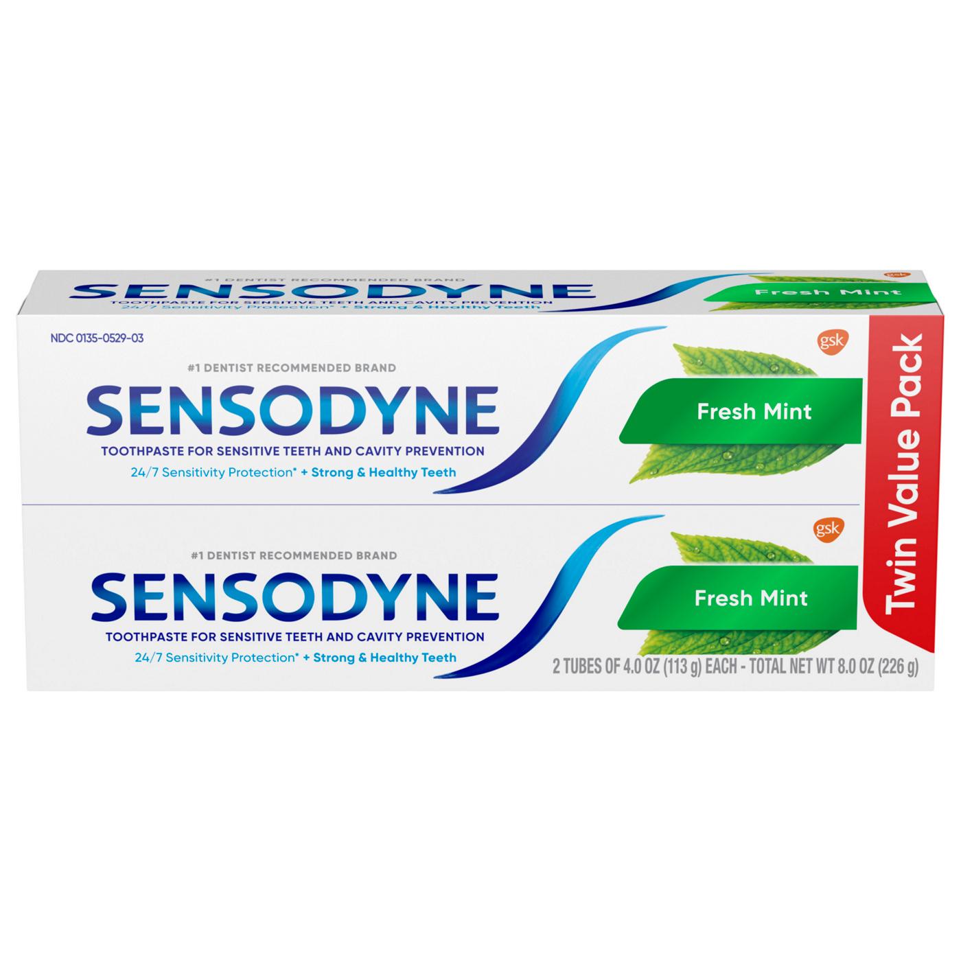 Sensodyne Sensitive Toothpaste Twin Pack - Fresh Mint, 2 Pk - Shop ...