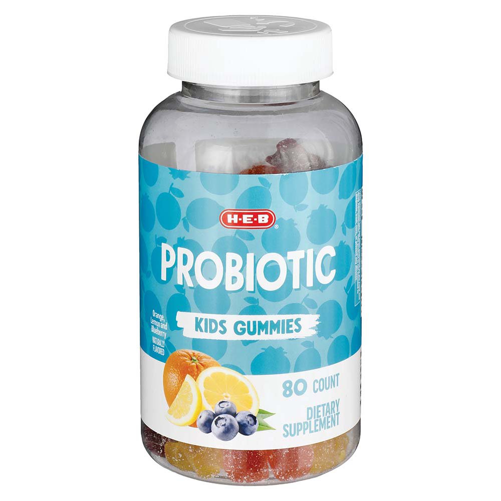 H-E-B Probiotic Gummies for Kids – 250 Million CFUs - Shop Diet ...