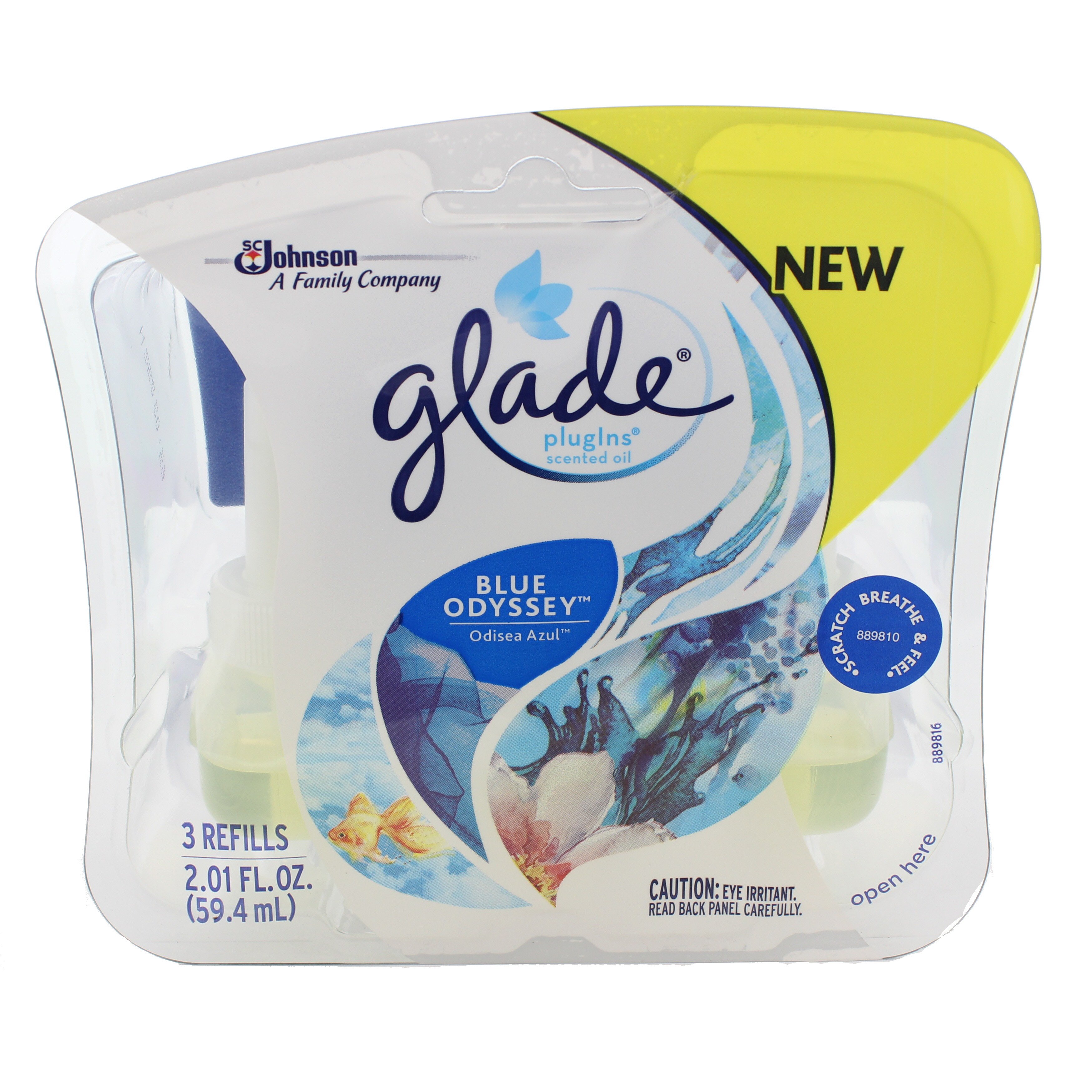 Glade Plug Ins Refill, Blue Odyssey - Shop Scented oils & wax at H-E-B
