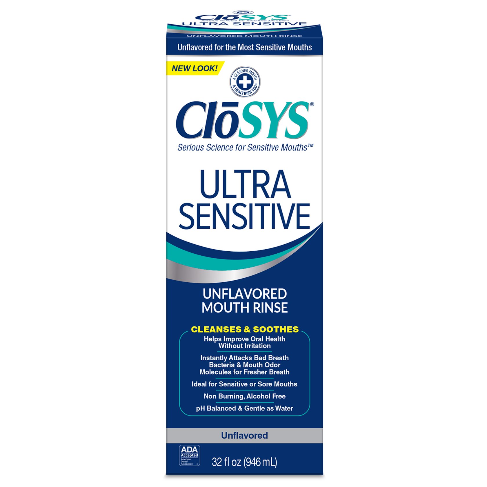 CloSYS Ultra-Sensitive Mouthwash Unflavored with optional flavor ...