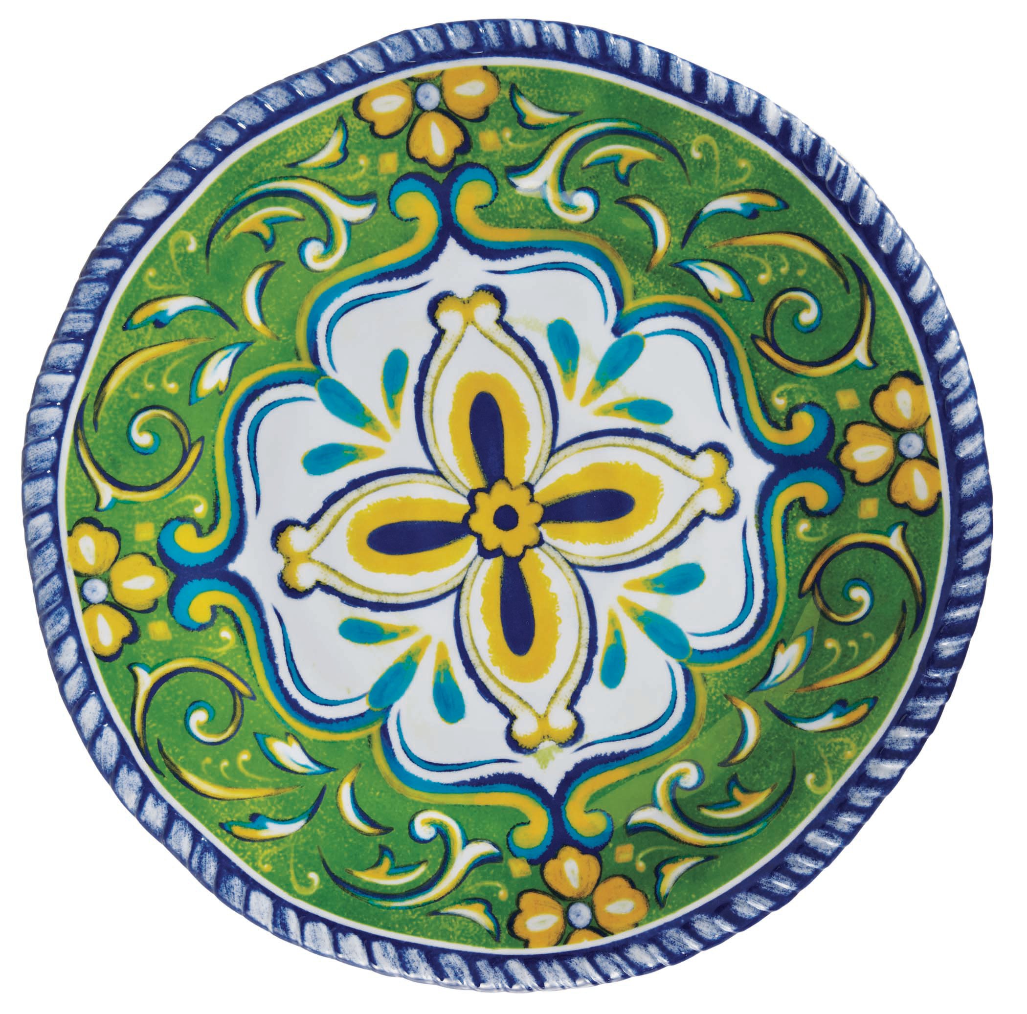 Cocinaware Festival Summer Dinner Plate, Green - Shop Plates at H-E-B