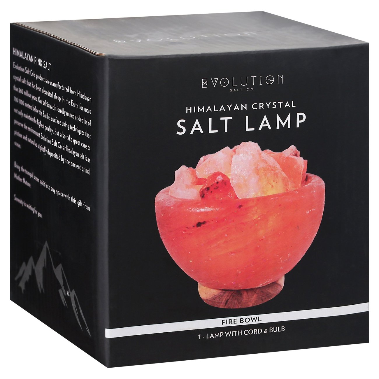 Evolution Salt Himalayan Crystal Salt Fire Bowl Lamp - Shop Air ...
