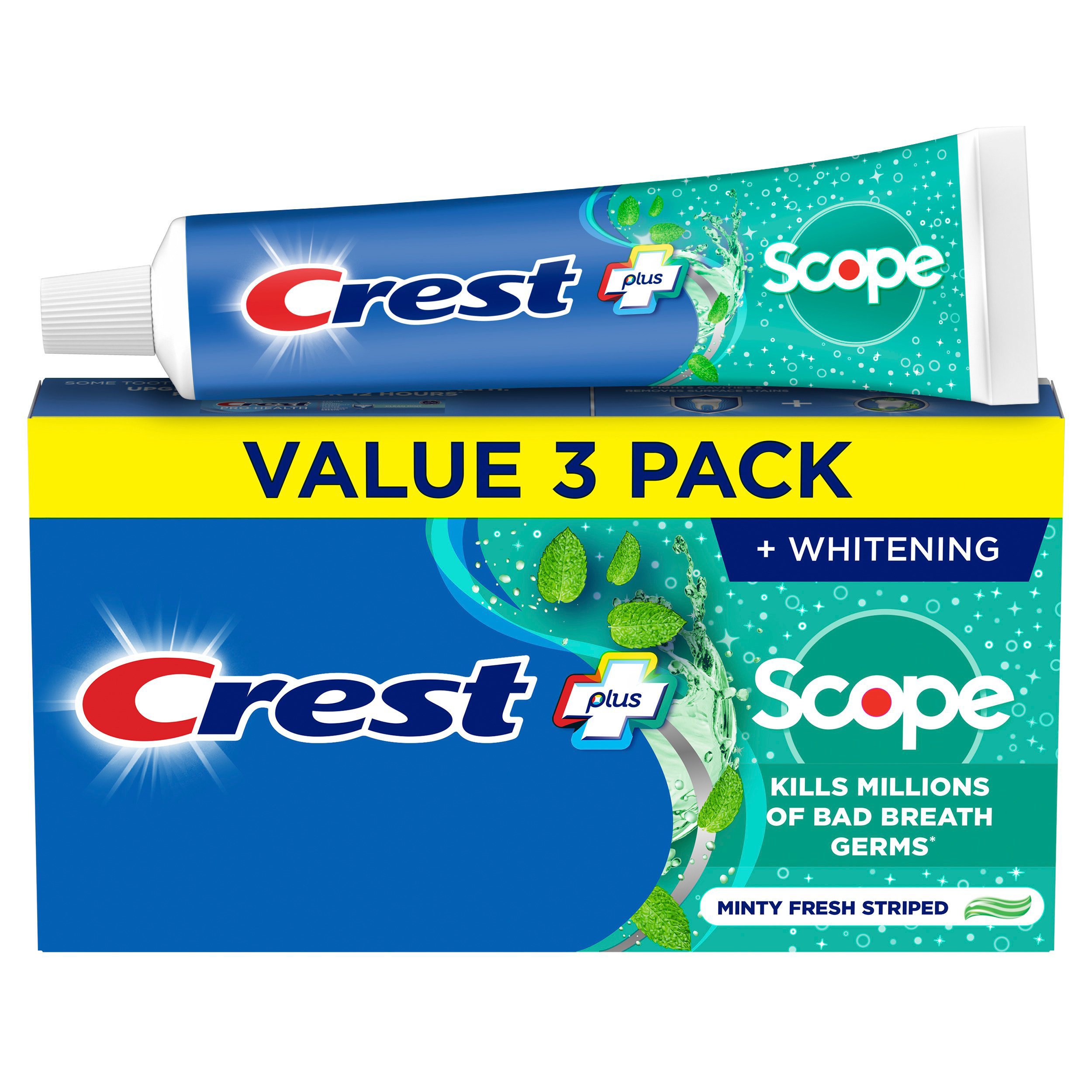Crest Complete Scope Toothpaste Minty Fresh, 3 pk - Shop Toothpaste at ...