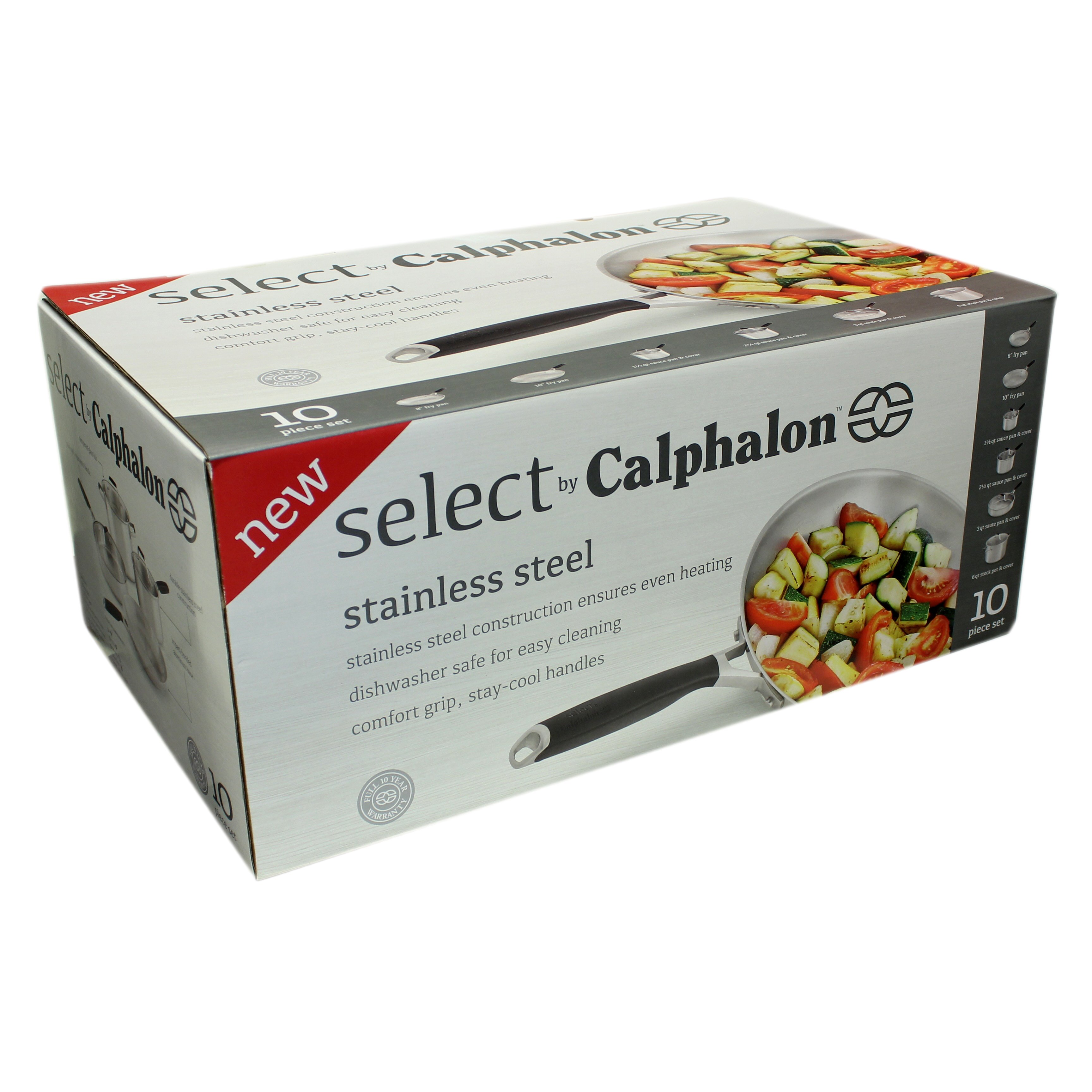 Calphalon Select Stainless Steel Cookware Set - Shop Cookware at H-E-B
