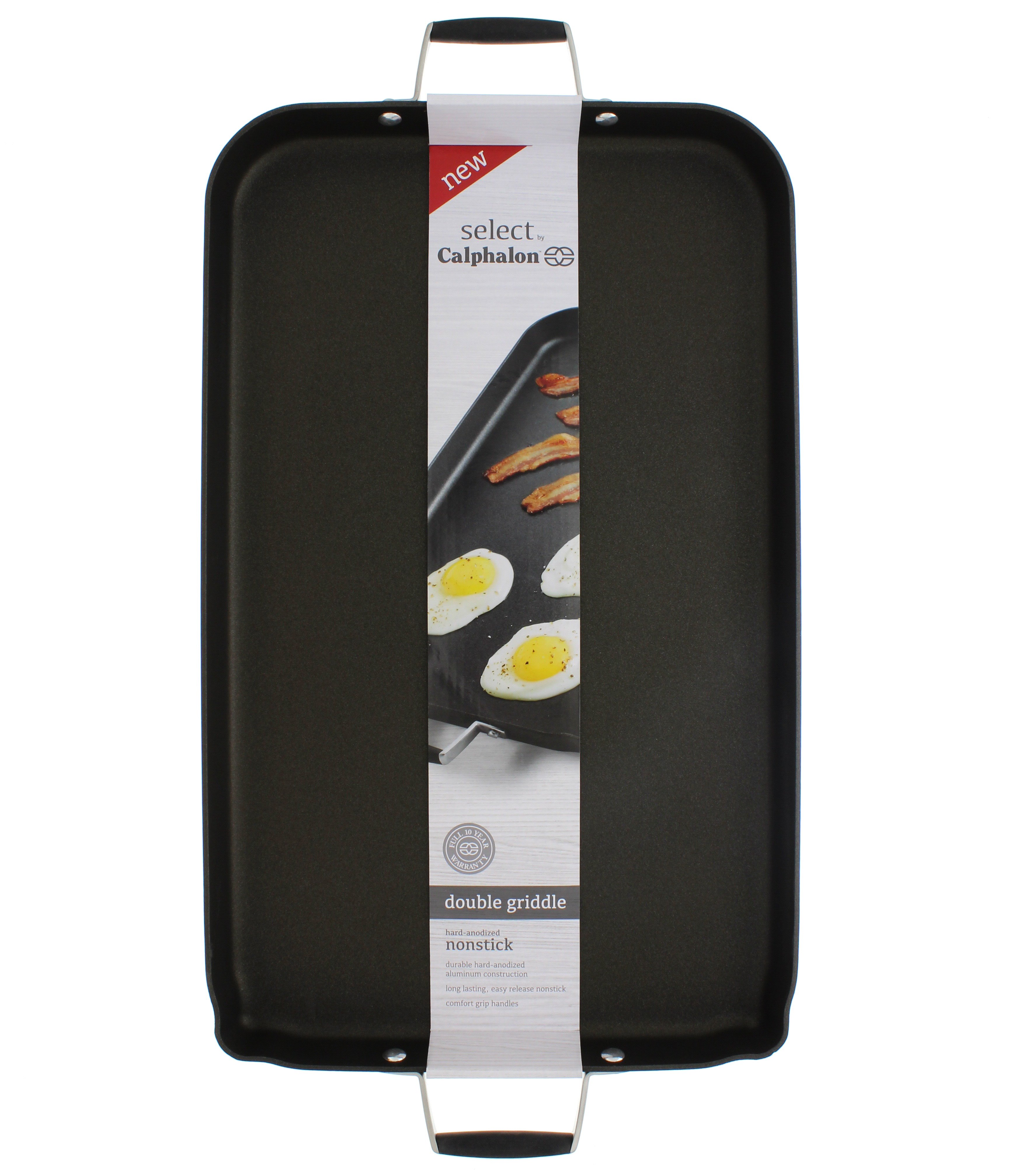 Calphalon Select Hard-Anodized Nonstick Double Griddle - Shop Frying ...