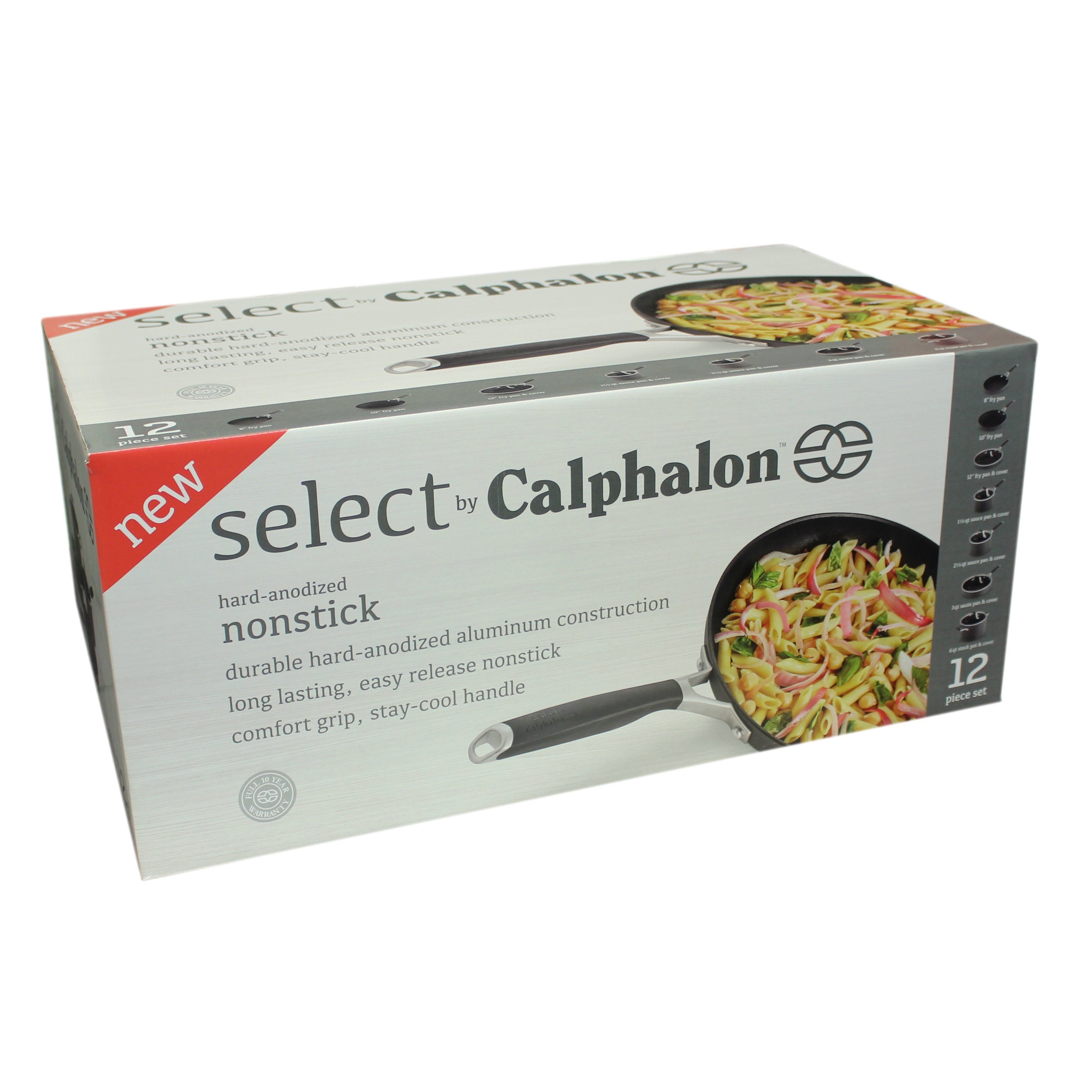 Calphalon Select Hard Anodized Nonstick Cookware Set - Shop Cookware ... Calphalon Select Hard Anodized Nonstick Cookware Set - Shop Cookware ...