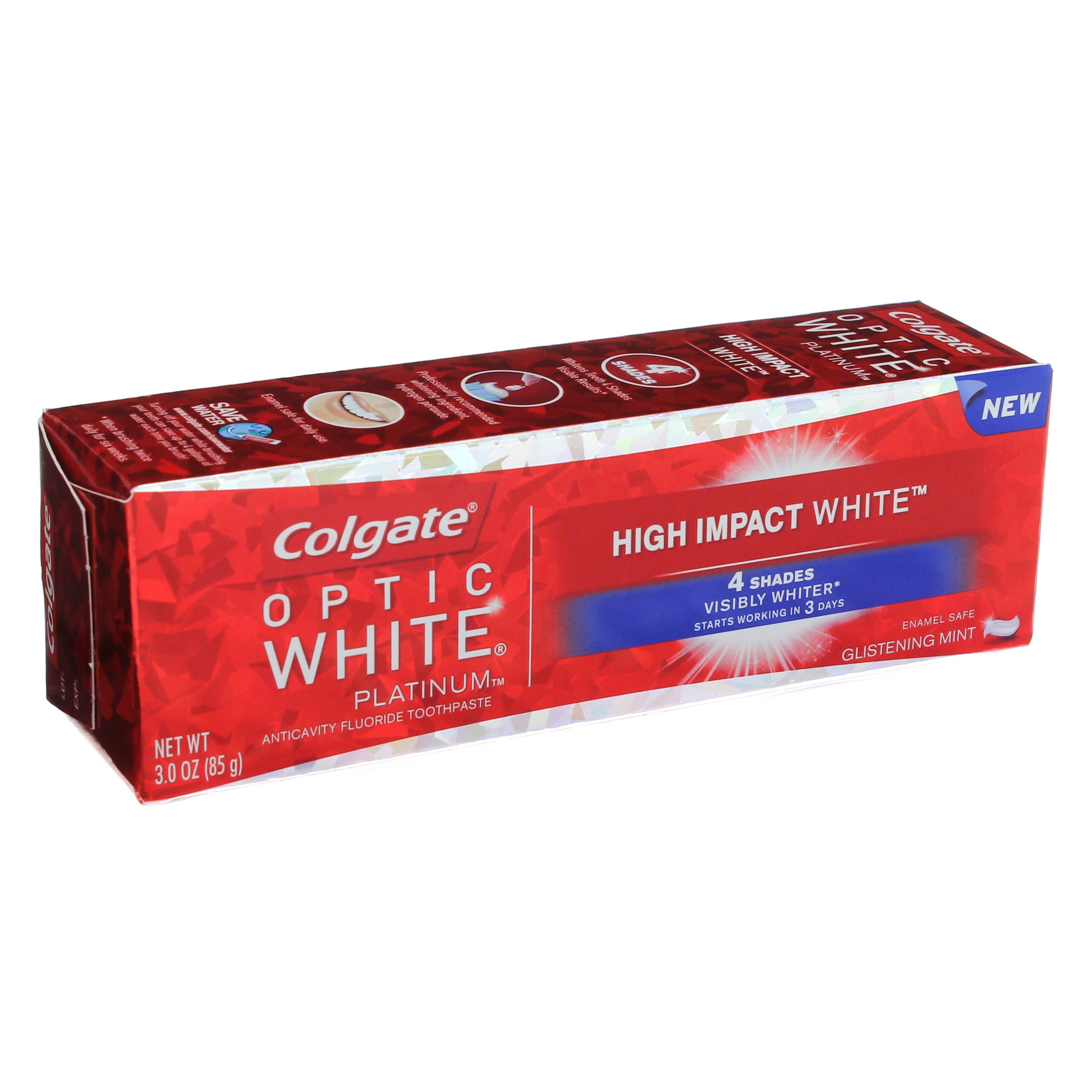 Colgate Optic White Platinum High Impact Toothpaste - Shop Toothpaste ...