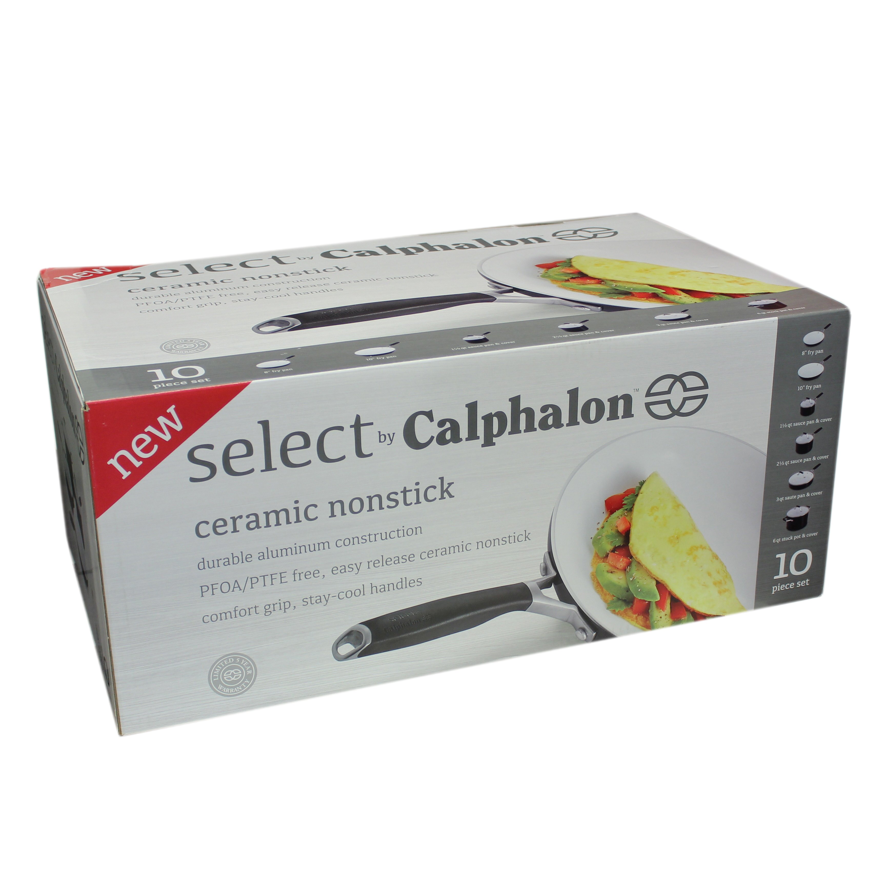 Calphalon Select Ceramic Nonstick Cookware Set - Shop Kitchen & Dining ...