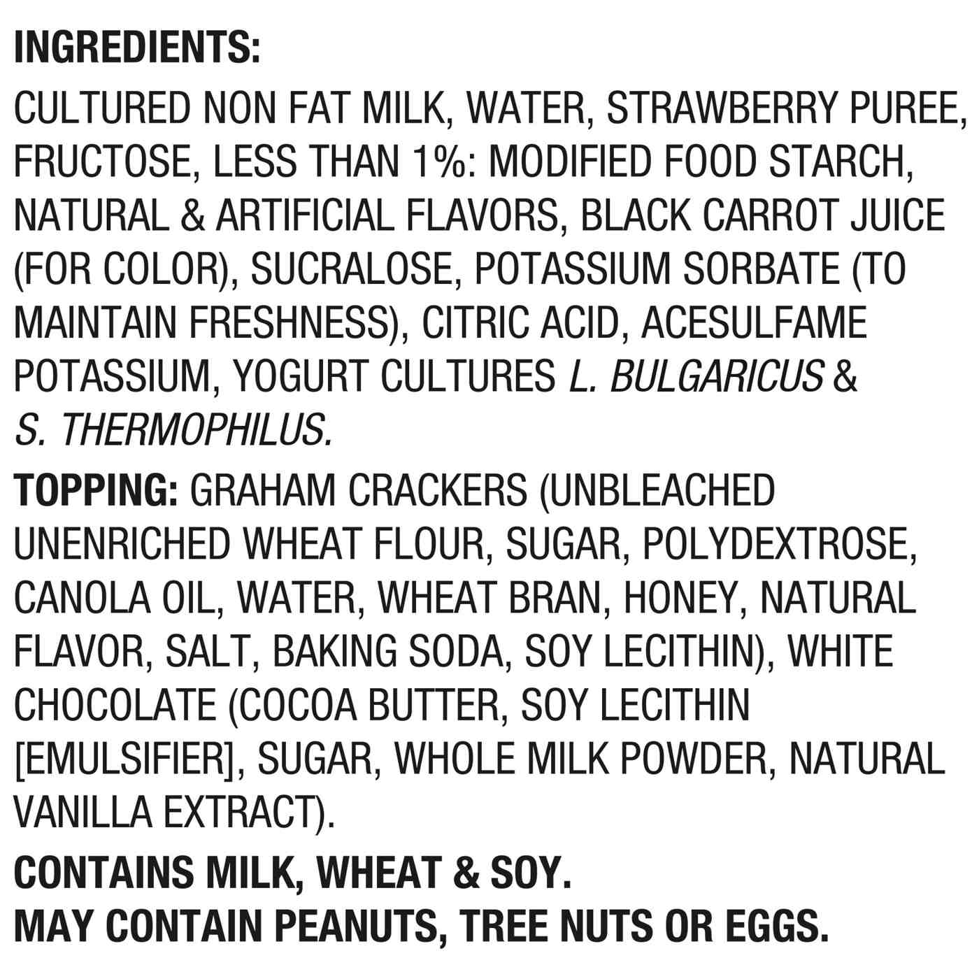 Dannon Light & Fit Non-Fat Strawberry Cheesecake Crunch Greek Yogurt ...