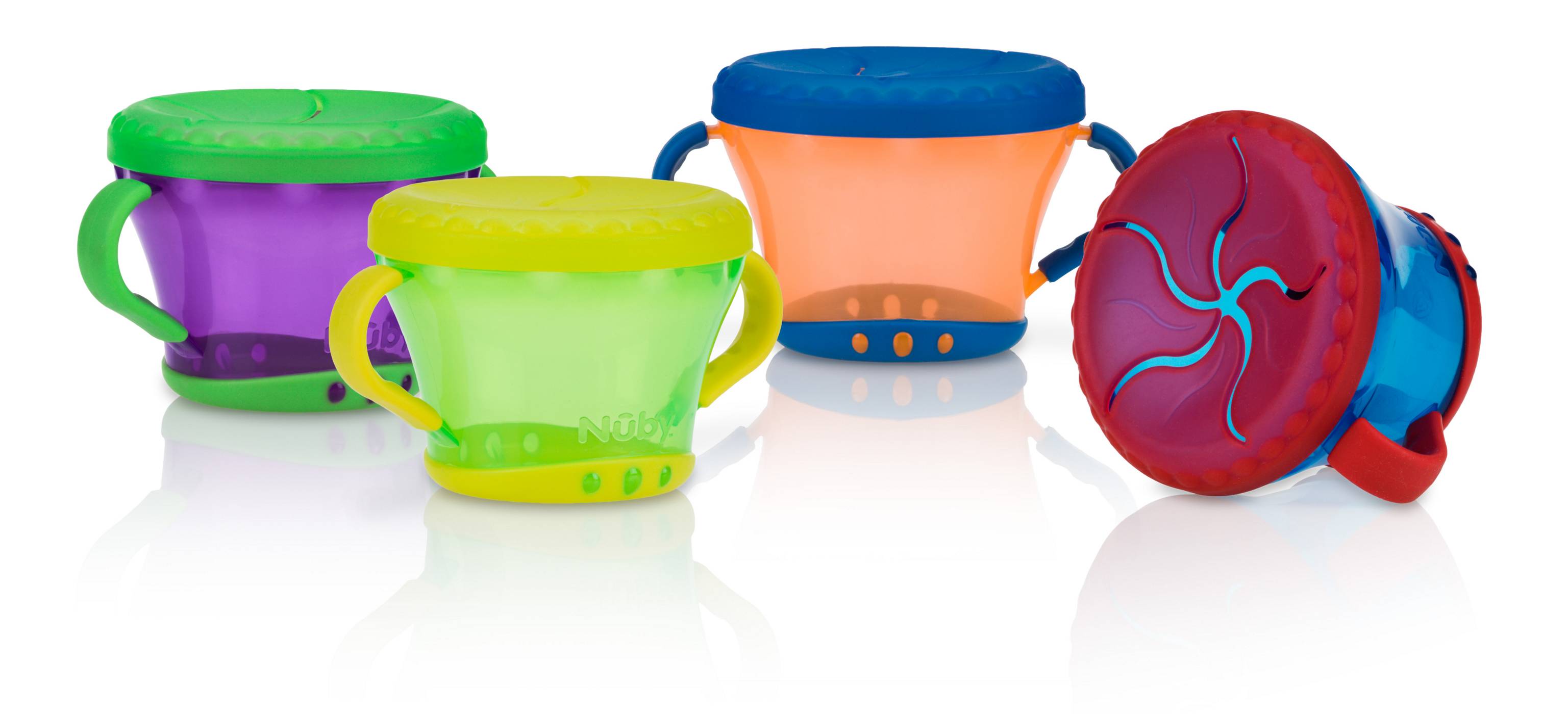 Nuby Snack Keeper With Super Soft Lids - Shop Dishes & utensils at H-E-B