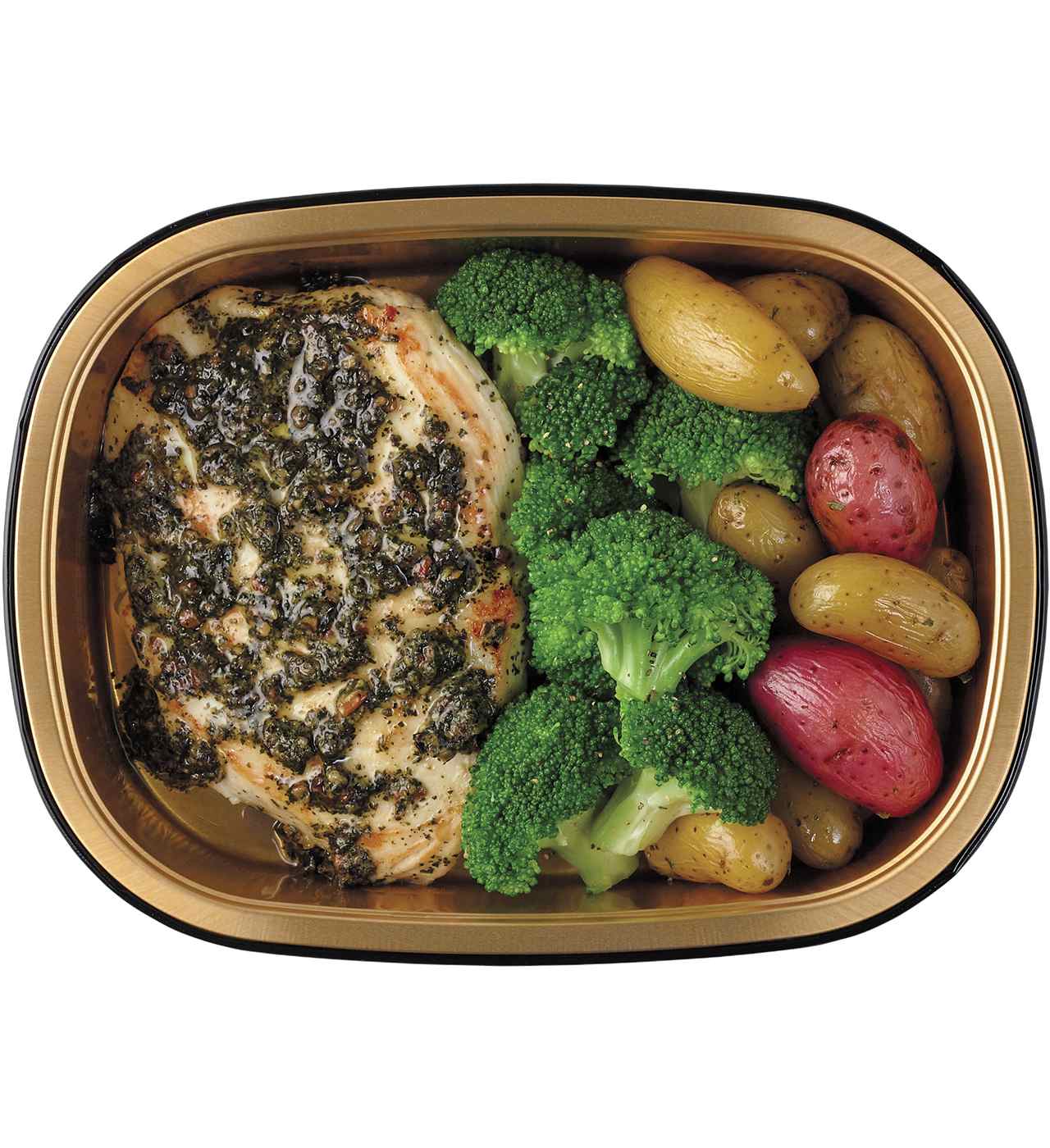 Meal Simple by H-E-B Basil Pesto Chicken Breast with Potato & Broccoli ...