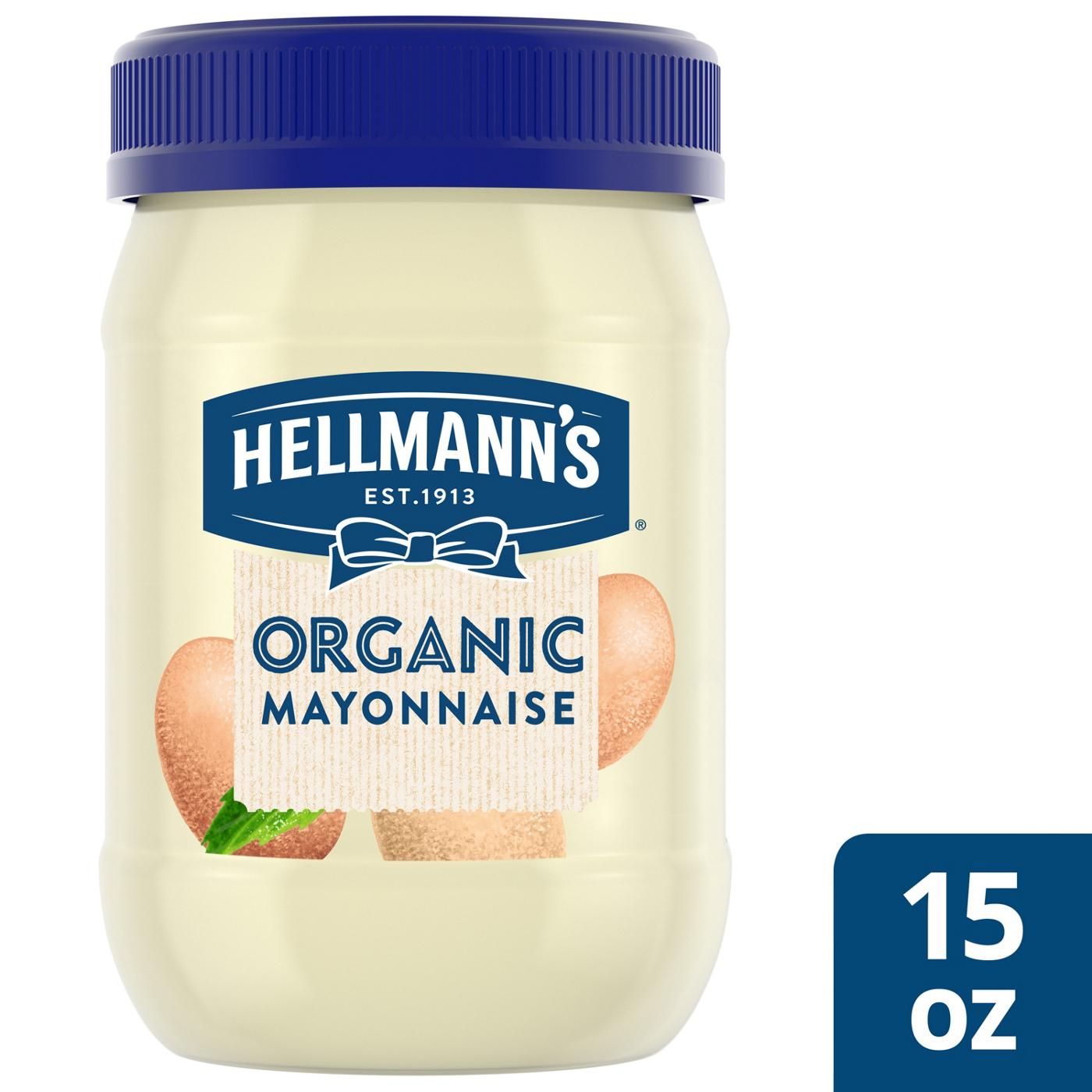Hellmann's Organic Mayonnaise Original Mayo - Shop Mayonnaise & spreads ...