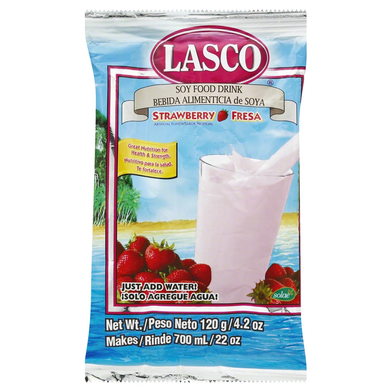 Lasco Strawberry Soy Food Drink - Shop Shakes & smoothies at H-E-B