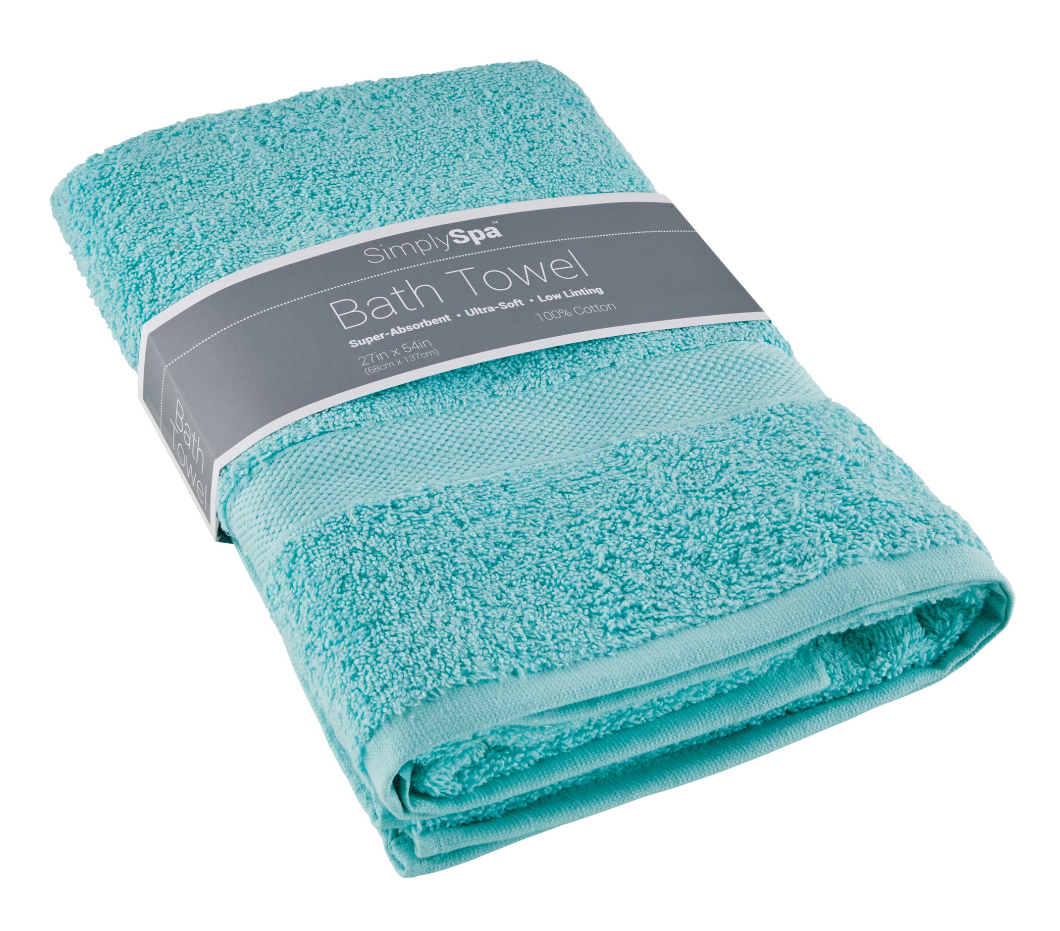 Simply Spa Teal Bath Towel - Shop Towels & washcloths at H-E-B