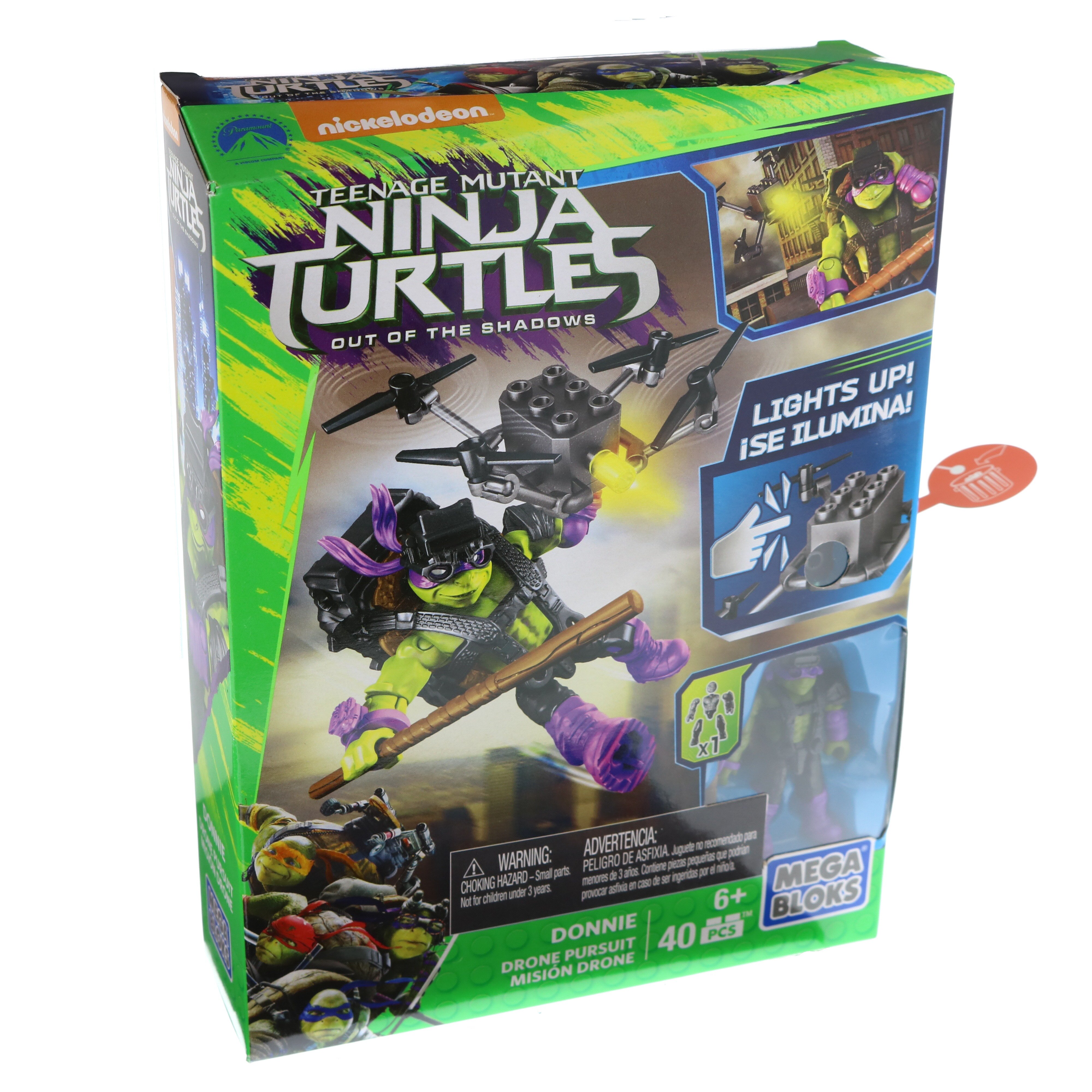Mega Bloks Teenage Mutant Ninja Turtles Out Of The Shadows Donnie Drone ...