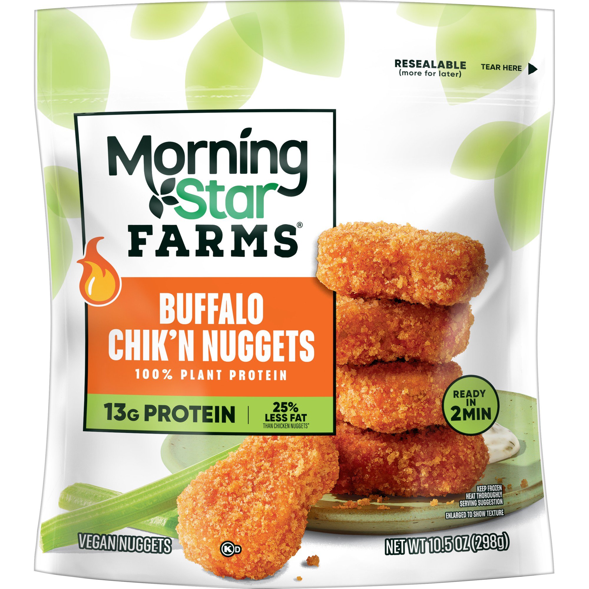 MorningStar Farms Veggitizers Buffalo Chik'n Nuggets - Shop Meat ...