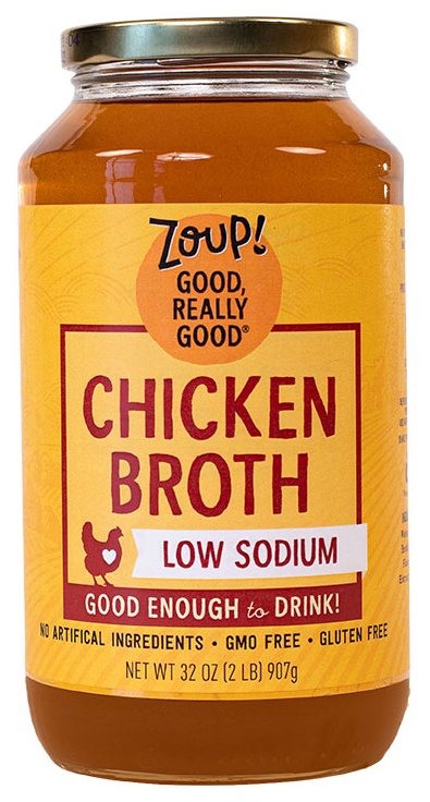 Zoup! Low Sodium Chicken Broth - Shop Broth & Bouillon at H-E-B