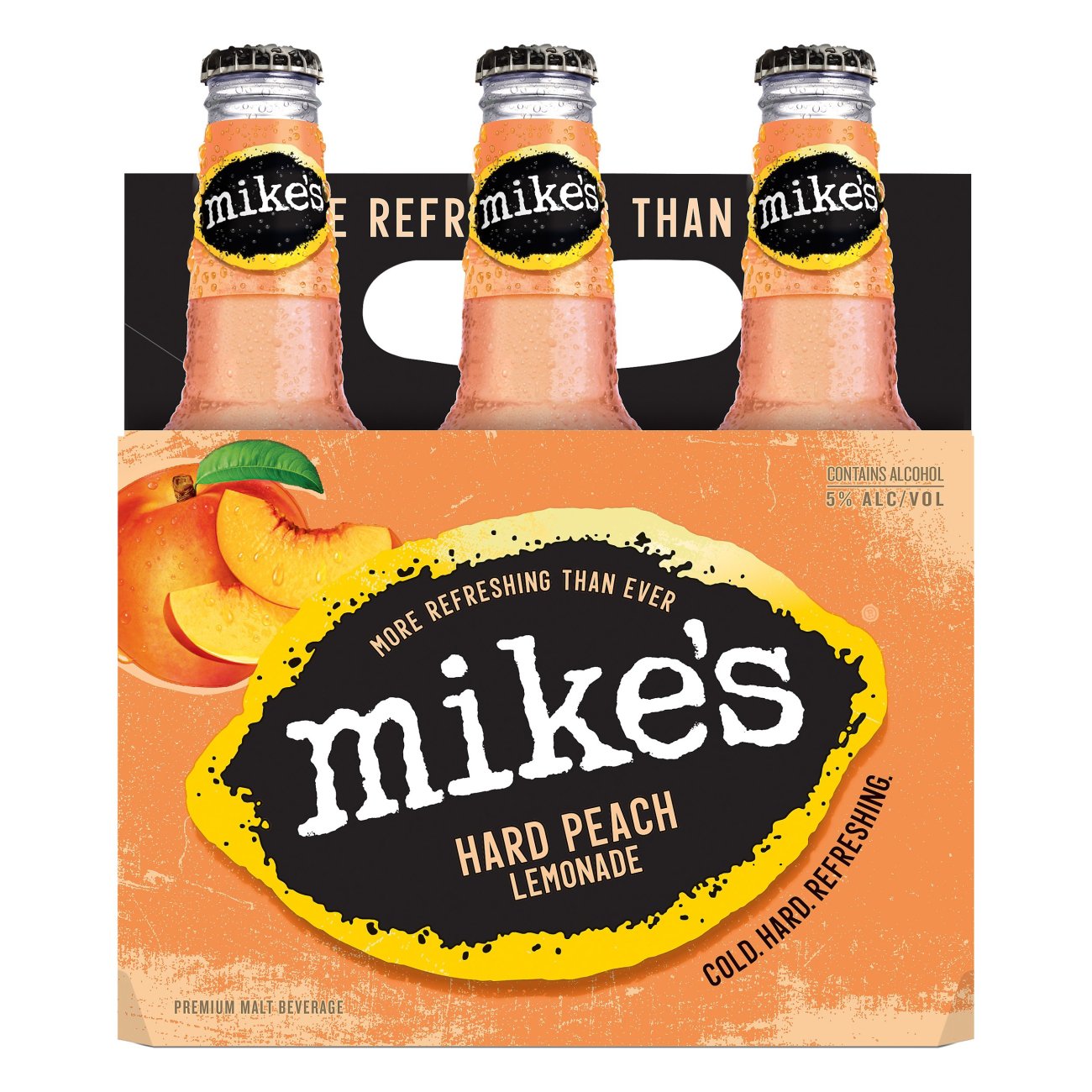 Mike's Hard Peach Lemonade 11.2 oz Bottles - Shop Malt beverages ...