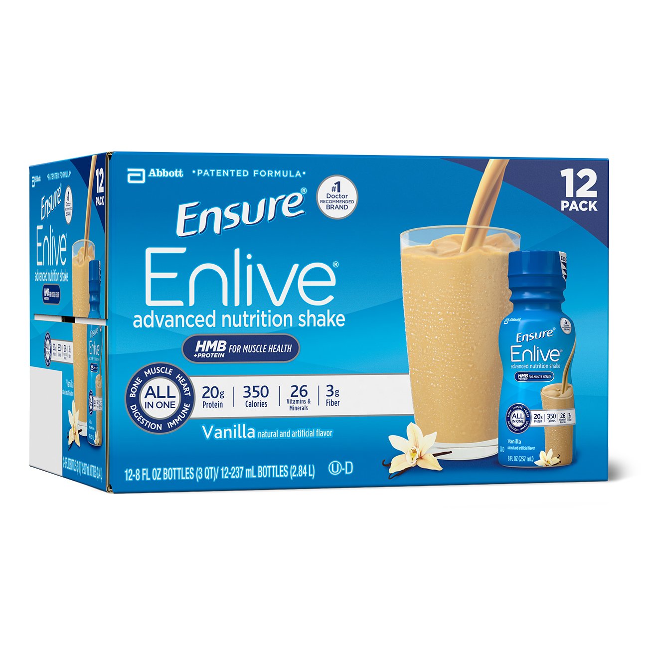 Ensure Enlive Advanced Nutrition Shake, Vanilla - Shop Diet & Fitness ...