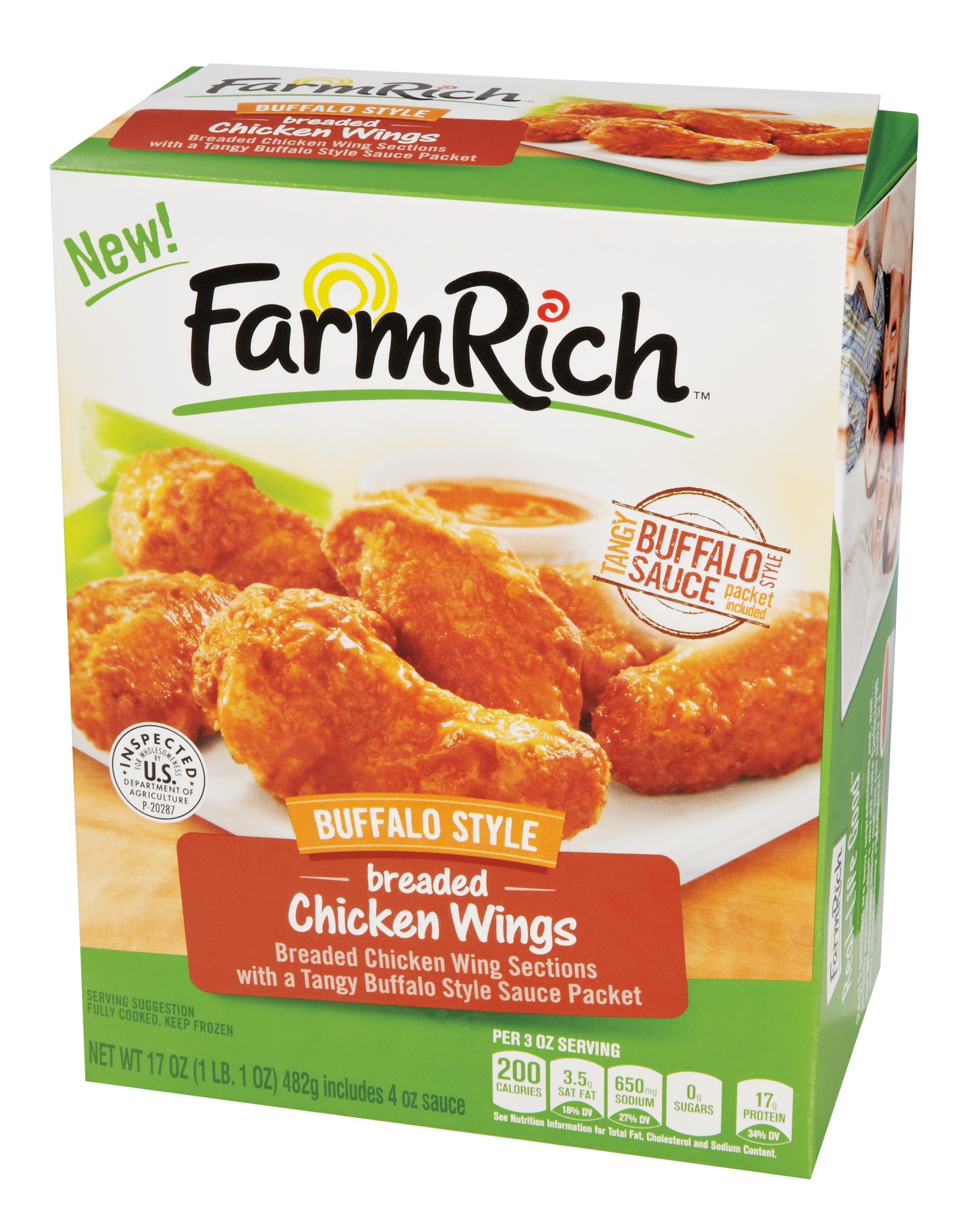 Farm Rich Buffalo Style Breaded Chicken Wings - Shop Chicken at H-E-B