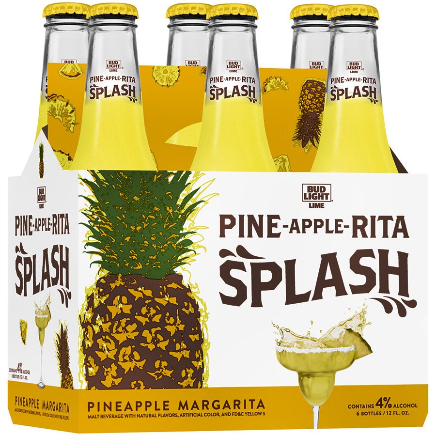 Bud Light Lime a Rita Splash 12 oz Bottles - Shop Beer at H-E-B