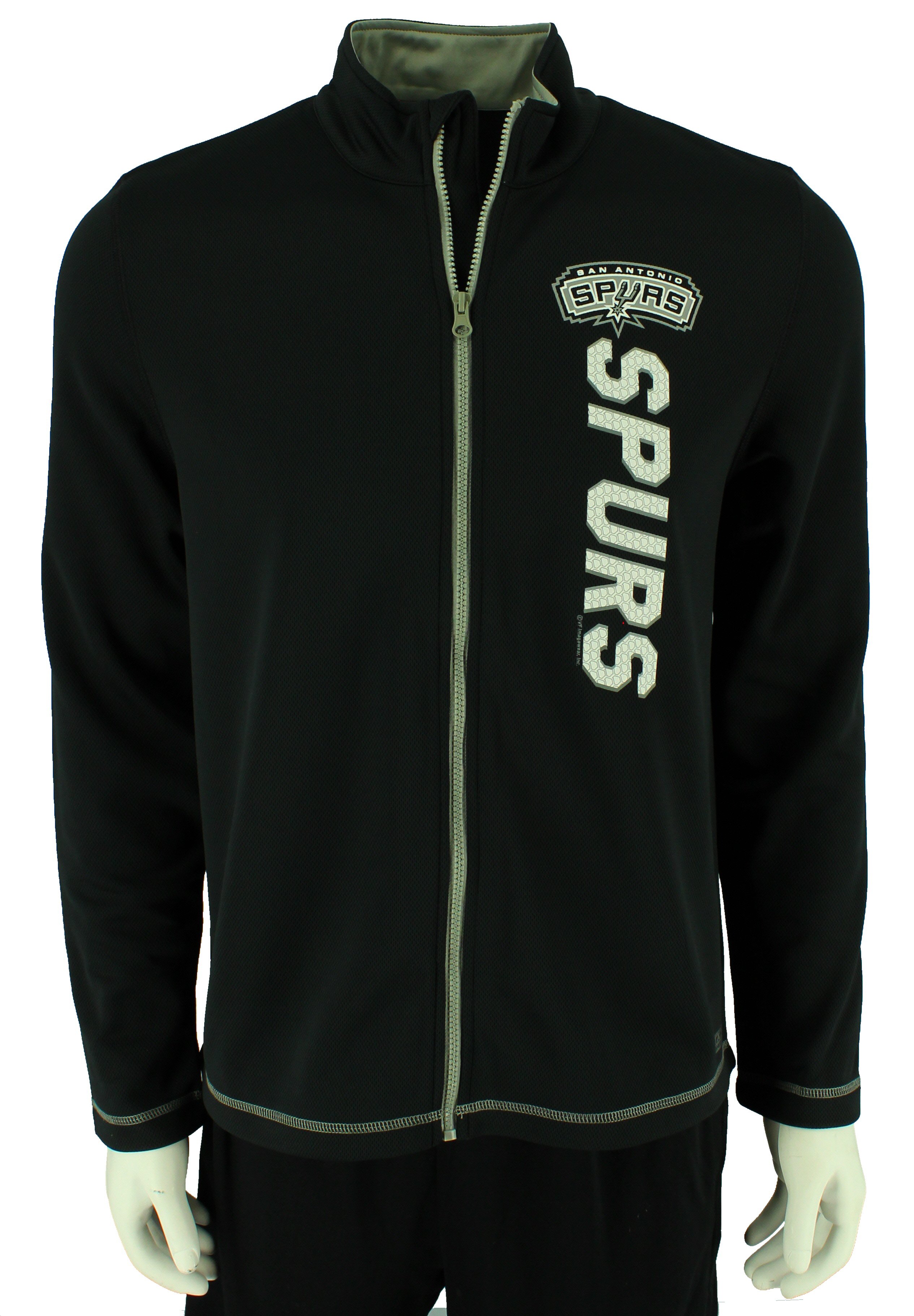 San Antonio Spurs Men's Vertical & Logo Print Full Zip Jacket - Shop ...
