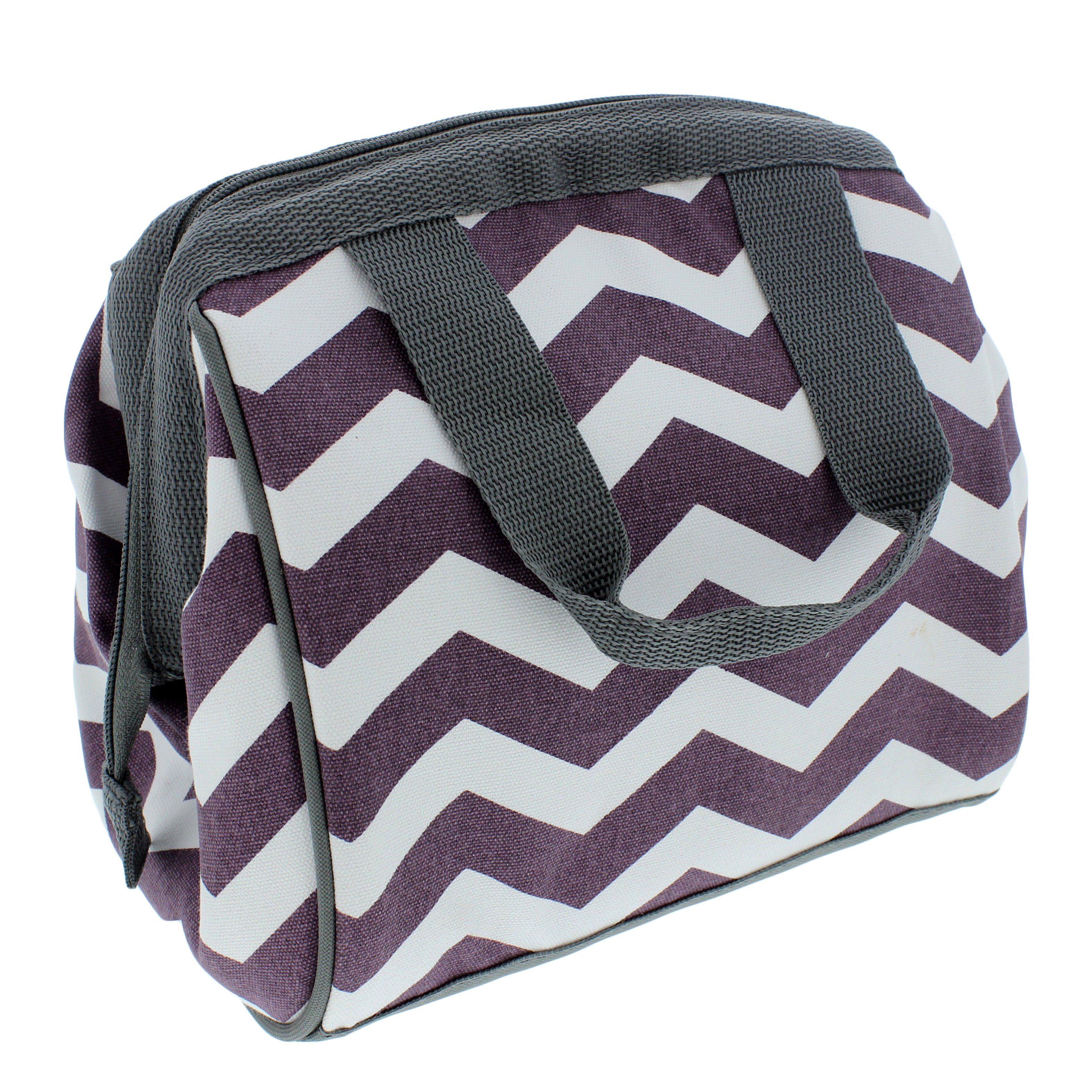 Medport Plum Chevron Lunch Kit with Ice Pack - Shop Lunch boxes at H-E-B