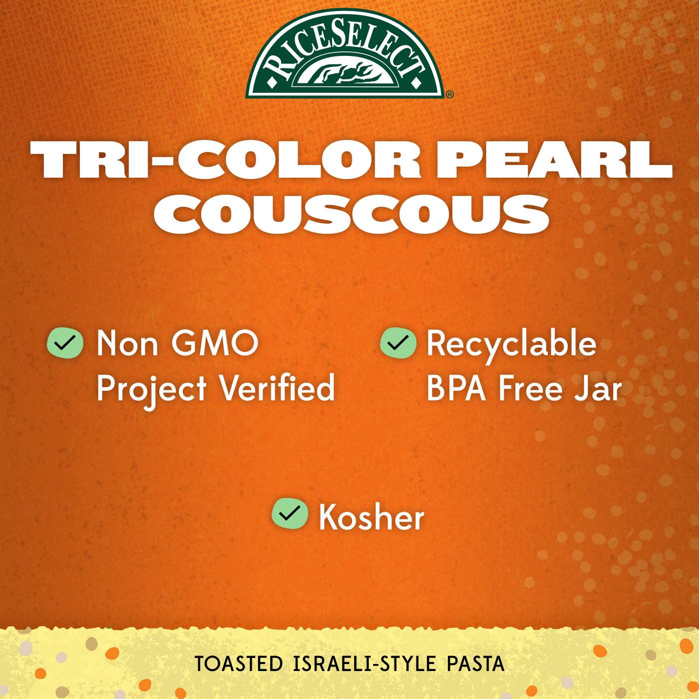 Rice Select Tri-color Pearl Couscous - Shop Pasta at H-E-B