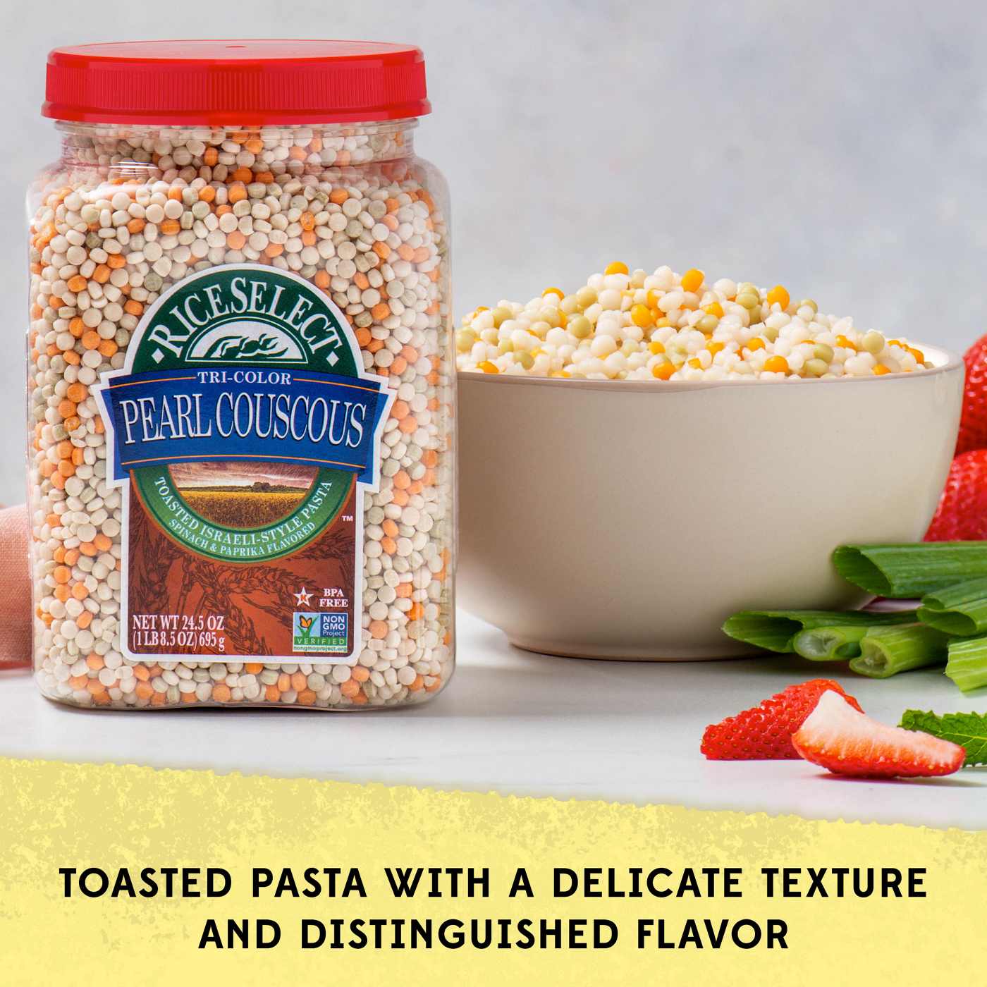 Rice Select Tri-color Pearl Couscous - Shop Pasta at H-E-B
