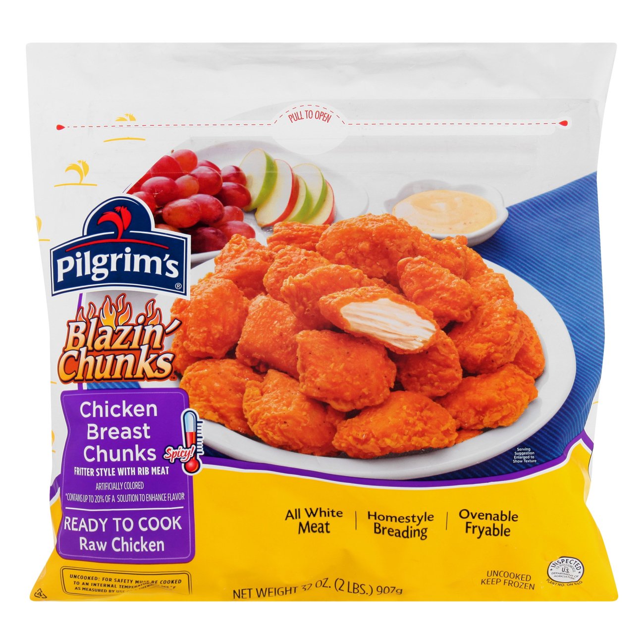 Pilgrim's Blazin' Chicken Breast Chunks - Shop Chicken at H-E-B