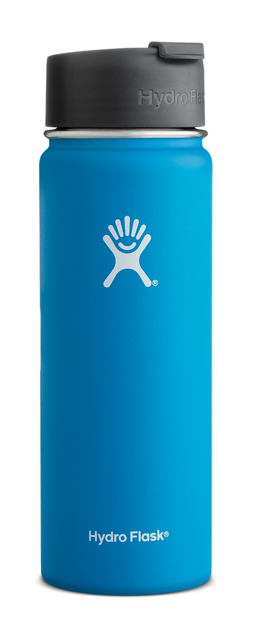 Hydro Flask Wide Mouth Pacific Blue, with Flip Lid - Shop Travel & to ...