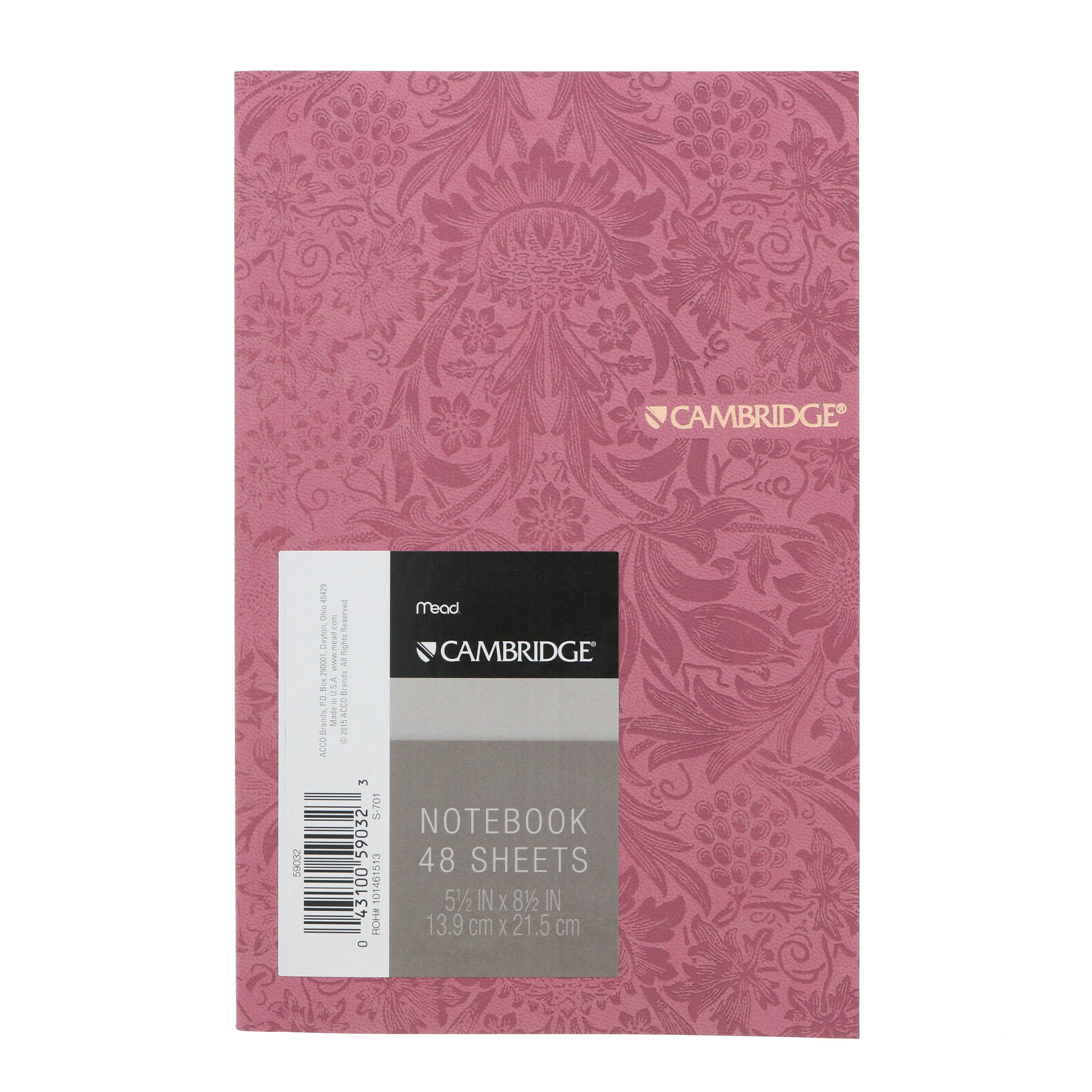 Cambridge Trucco Perfect Bound Business Notebook, Ruled, 48 Sheets ...