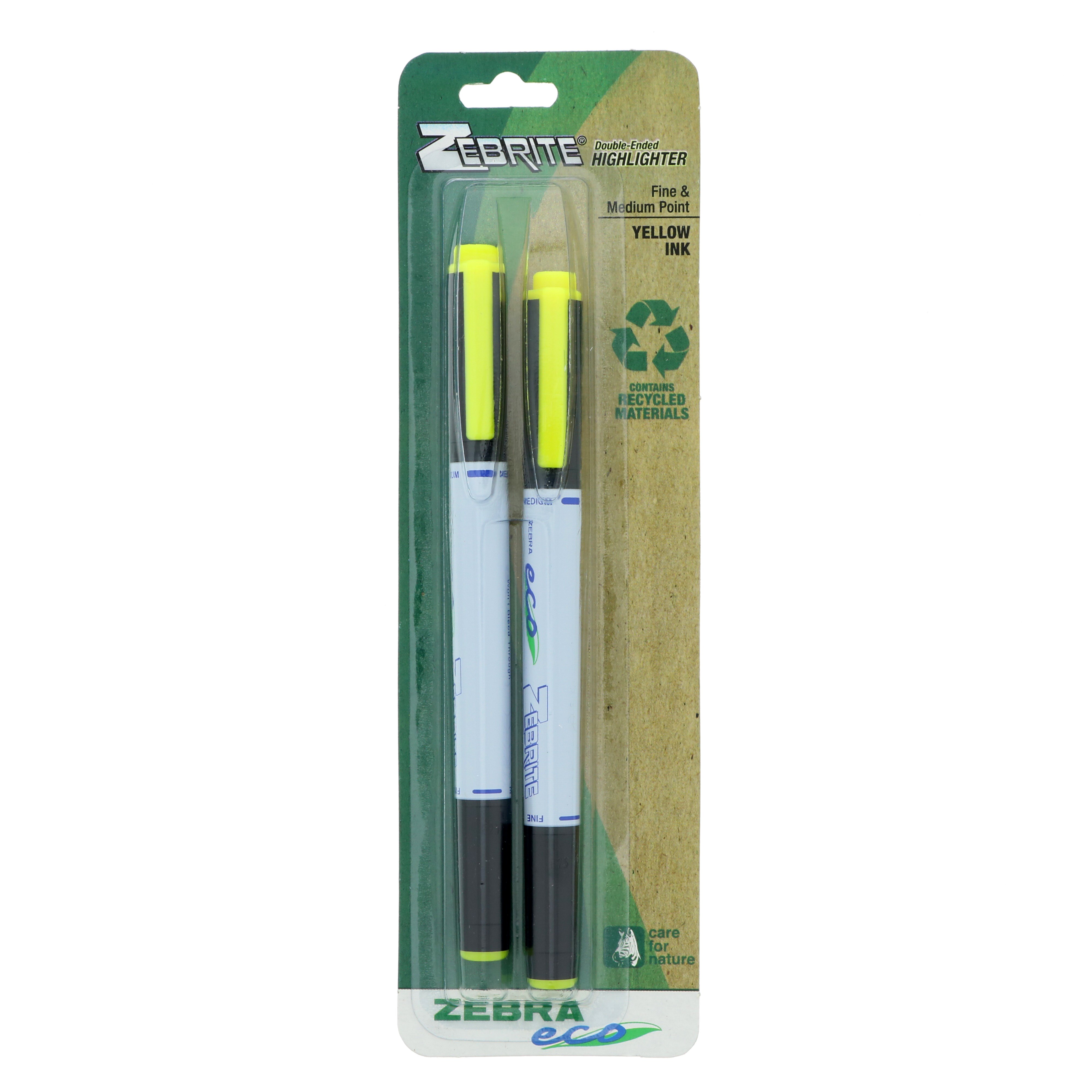 Zebra Zebrite Eco Highlighter Yellow - Shop School & Office Supplies at ...