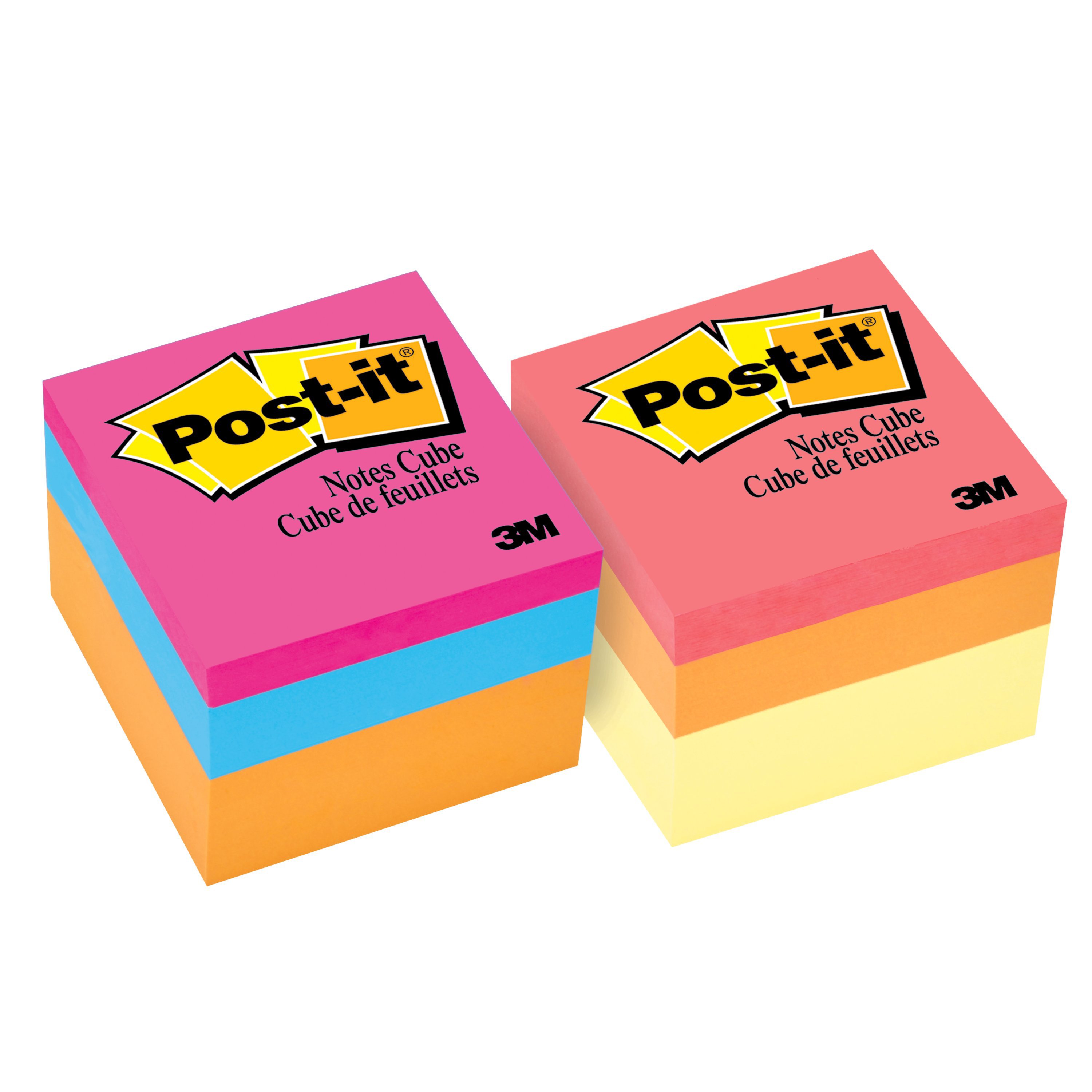 Post-it Assorted Colors Notes Cube - Shop Sticky Notes & Index Cards at ...