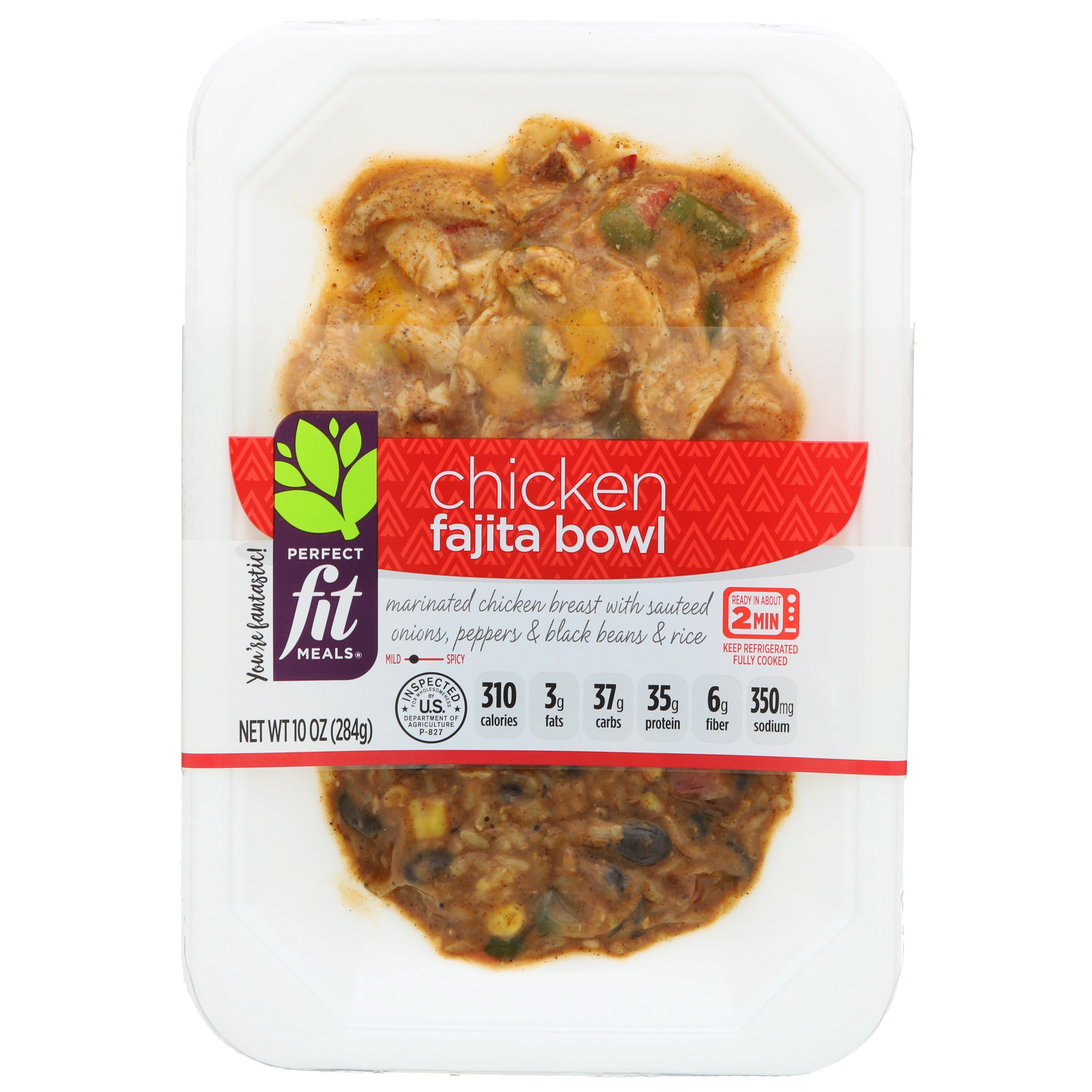 Perfect Fit Meals Chicken Fajita Bowl - Shop Entrees & Sides at H-E-B