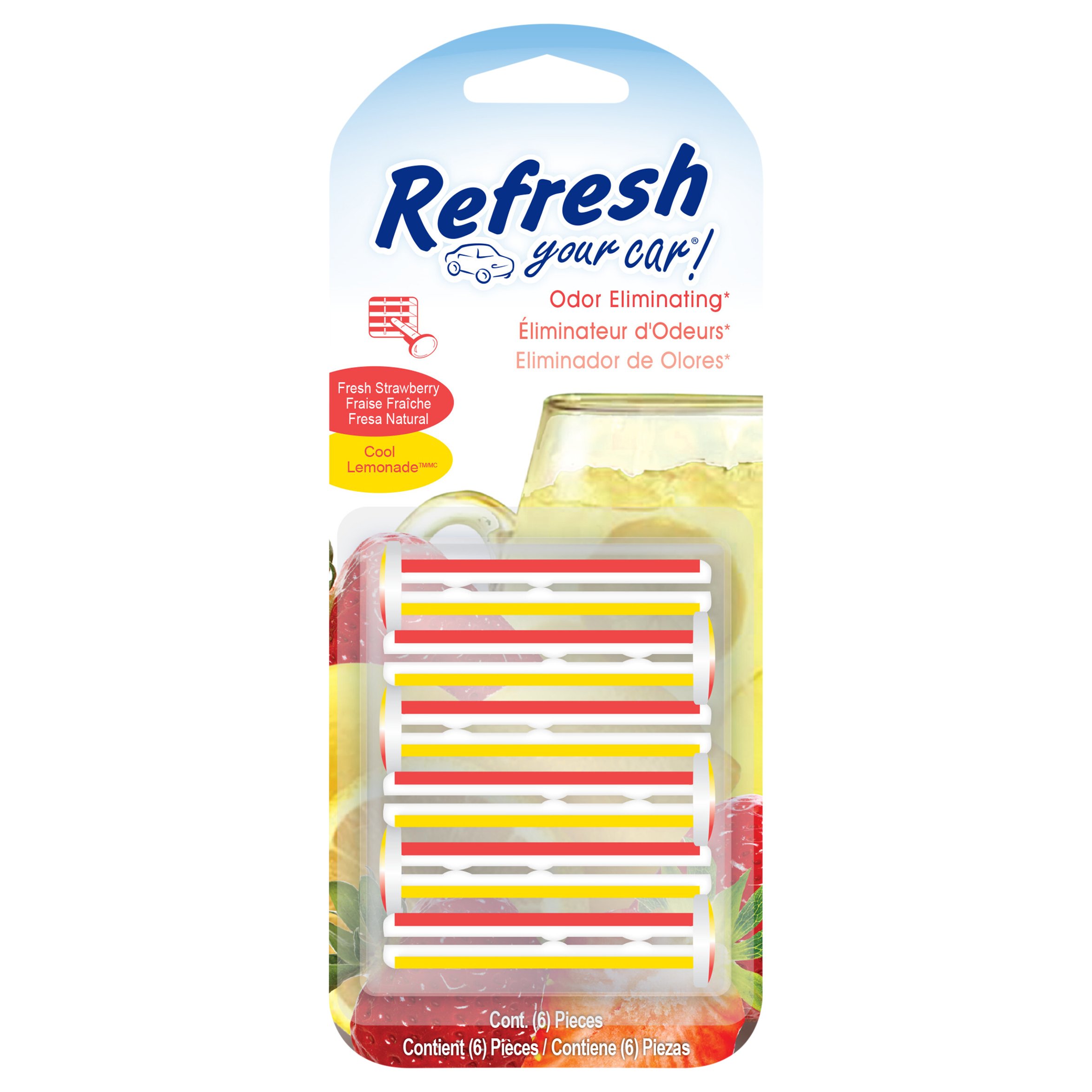 Refresh Your Car Vent Sticks - Fresh Strawberry & Cool Lemonade - Shop ...