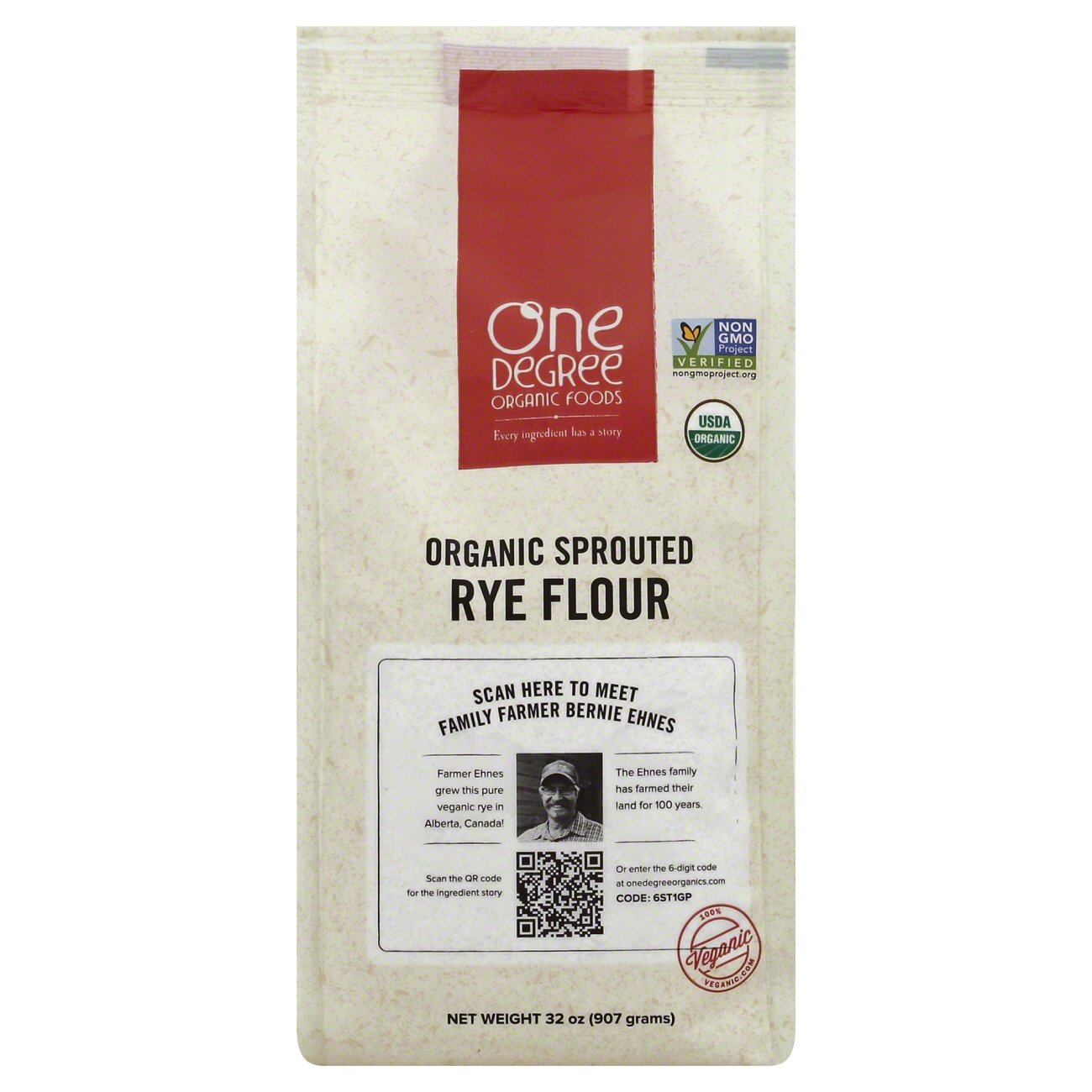 One Degree Organic Foods Sprouted Rye Flour - Shop Flour at H-E-B