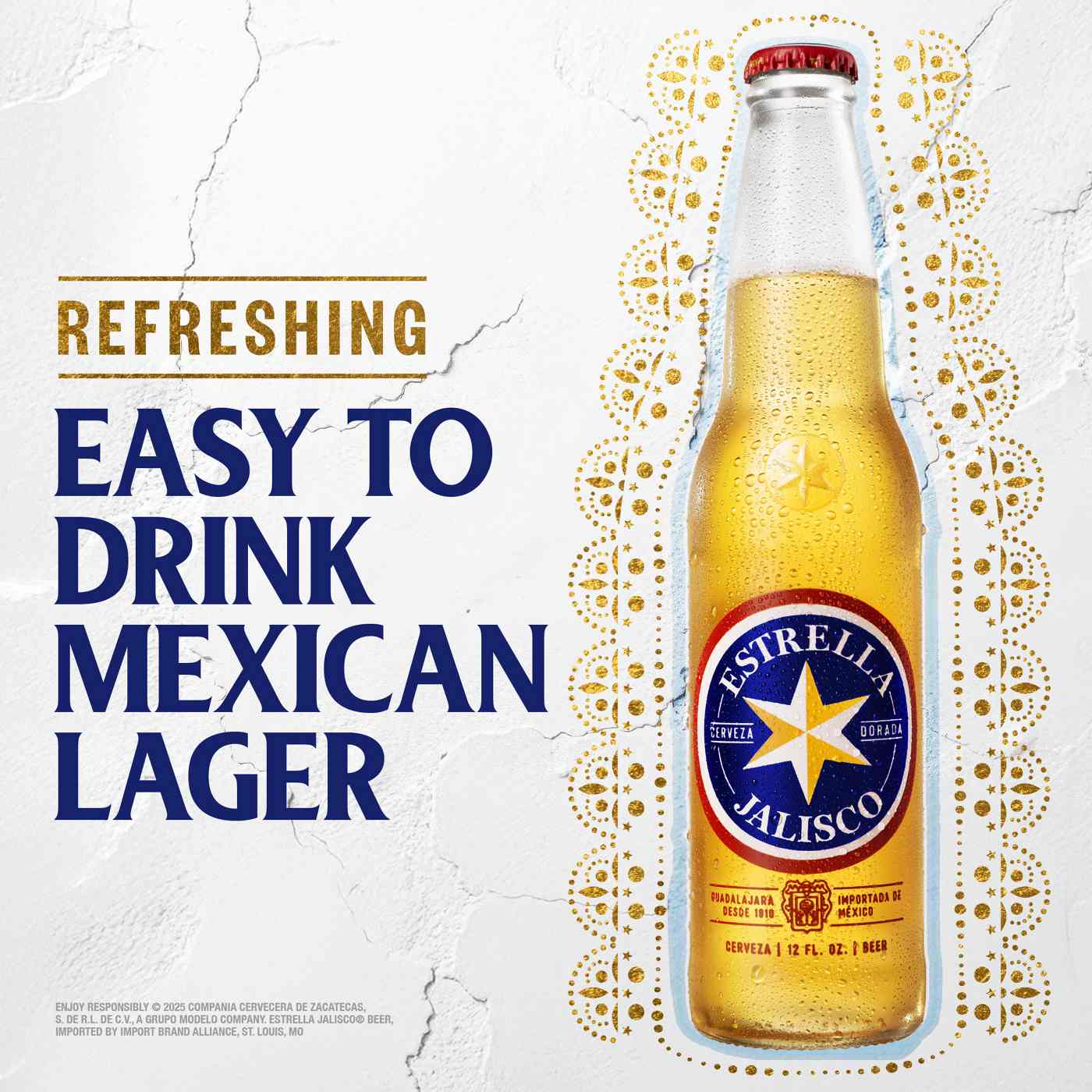 Estrella Jalisco Mexican Beer Bottles, 6 pack - Shop Beer at H-E-B