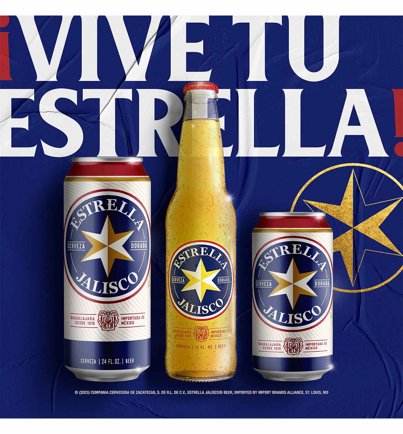 Estrella Jalisco Mexican Beer Bottles, 6 pack - Shop Beer at H-E-B