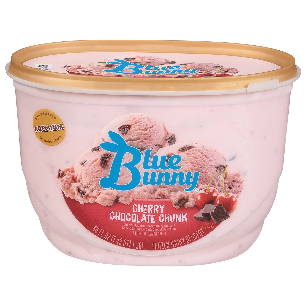 Blue Bunny Cherry Chocolate Chunk Ice Cream - Shop Ice cream at H-E-B