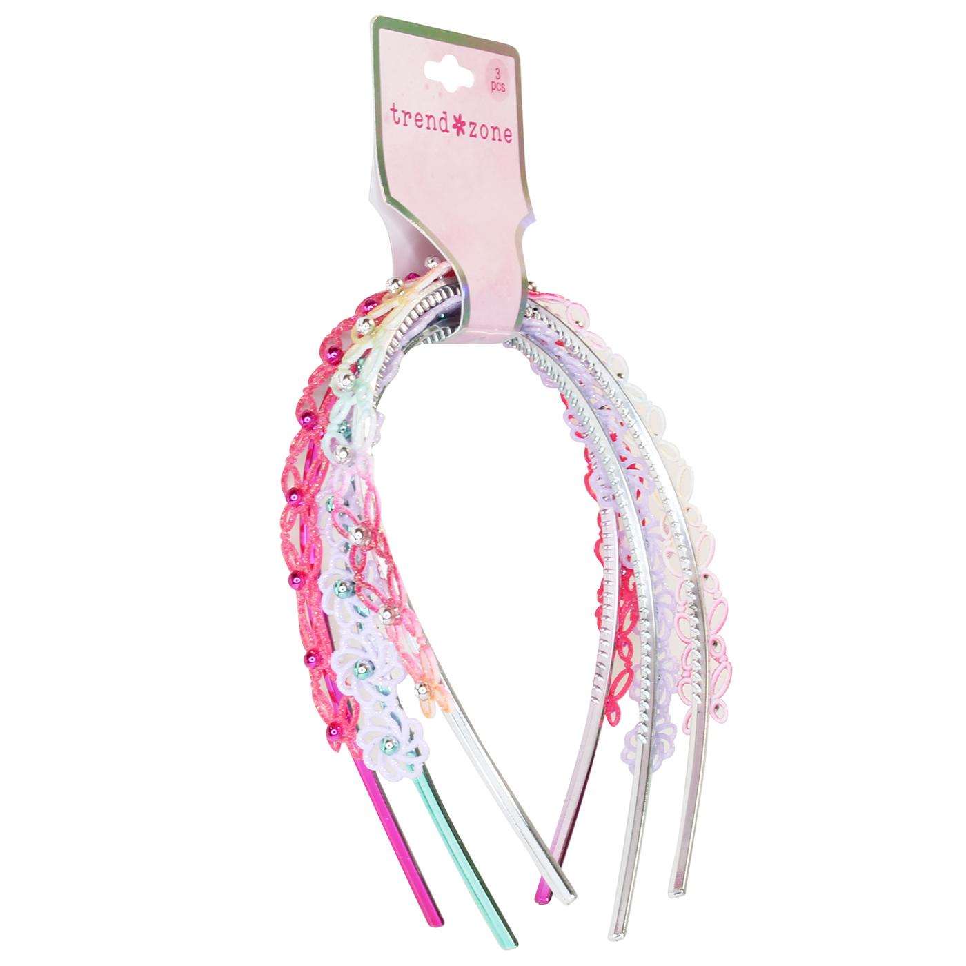 Trend Zone Assorted Glitter Motif Hair Headbands - Shop Hair ...