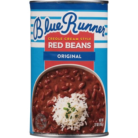 Blue Runner Creole Cream Style Red Beans - Original, 27 oz | Central ...