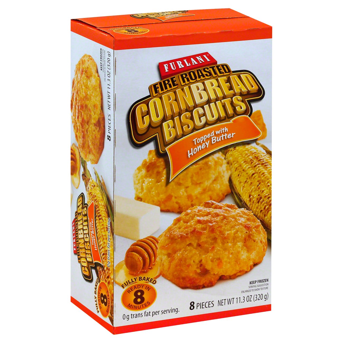 Furlani Fire Roasted Cornbread Biscuits Topped with Honey Butter - Shop ...