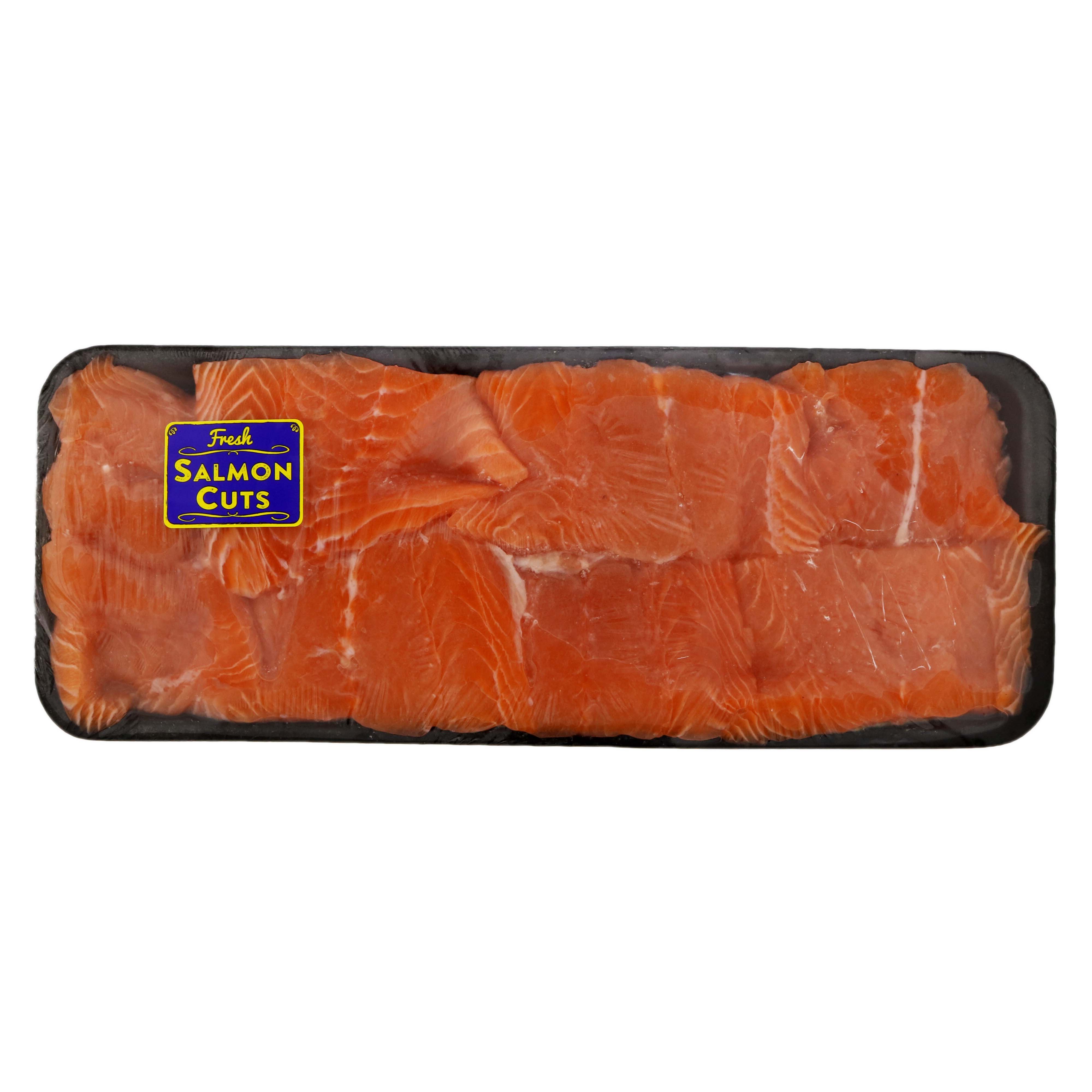 Fresh Atlantic Salmon Cuts Tray Pack - Shop Fish at H-E-B