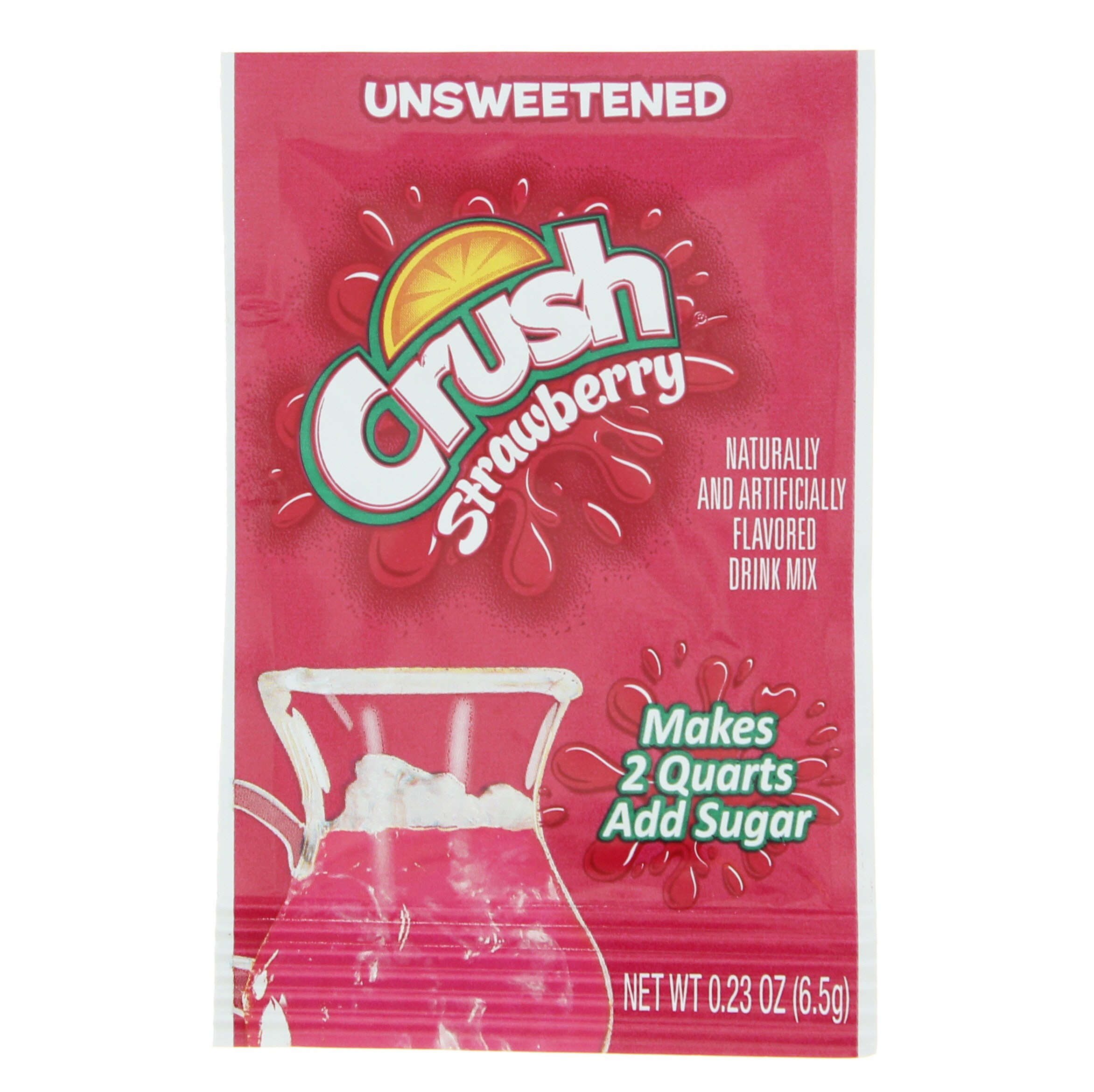 Crush Strawberry Unsweetened Packs - Shop Mixes & flavor enhancers at H-E-B